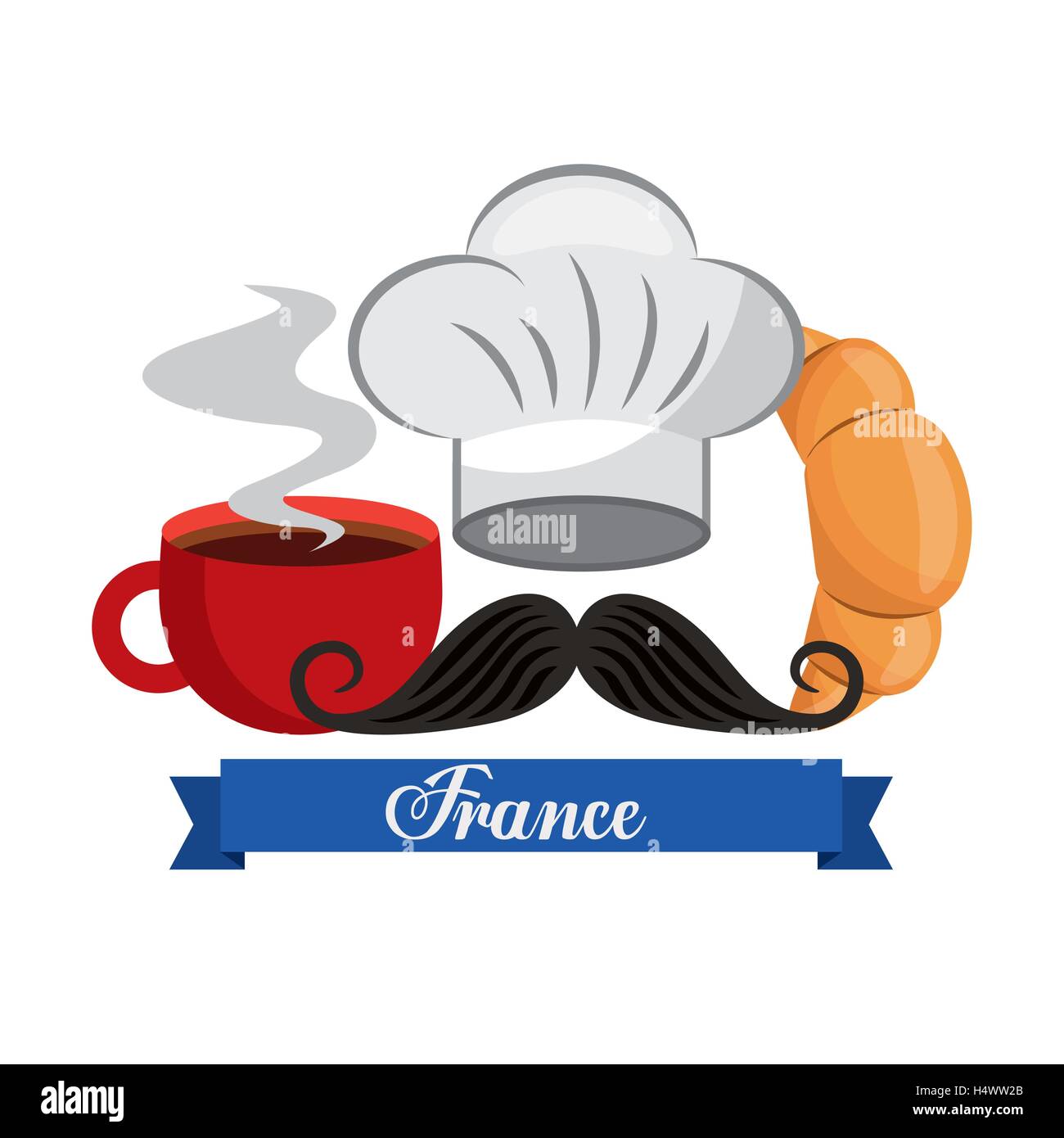 french culture set icons Stock Vector Image & Art - Alamy