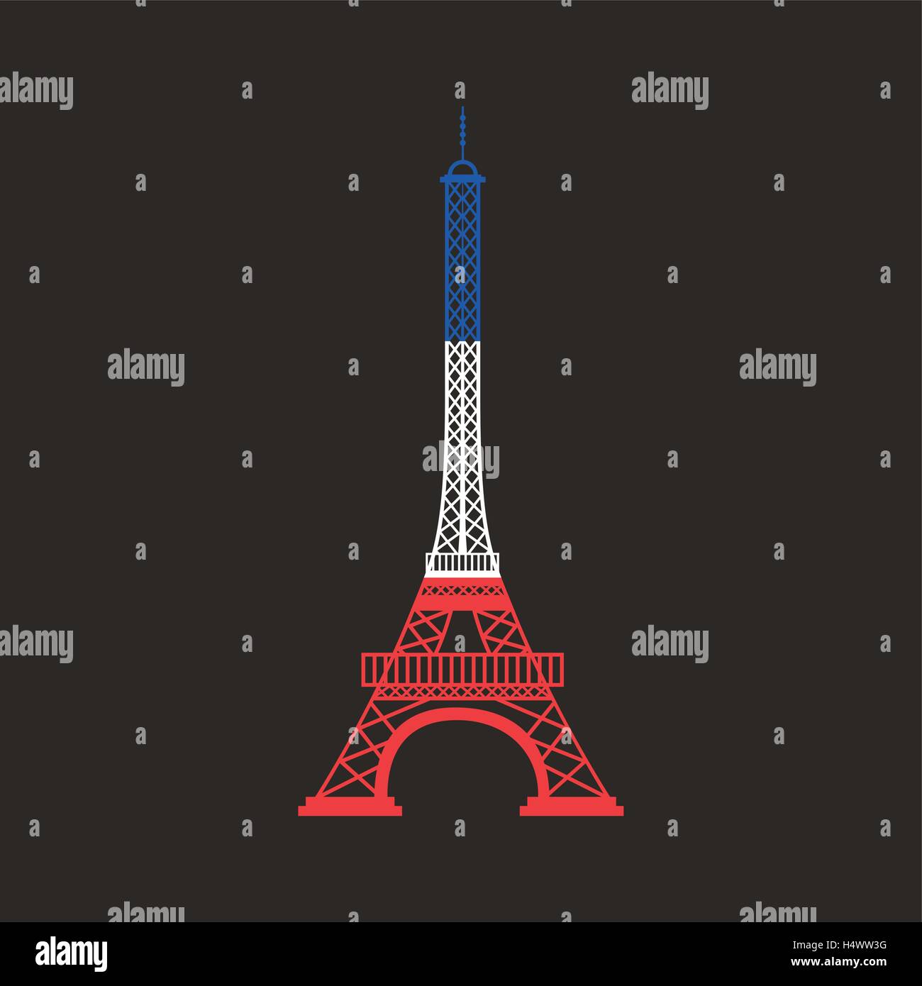 tower eiffel french culture Stock Vector Image & Art - Alamy