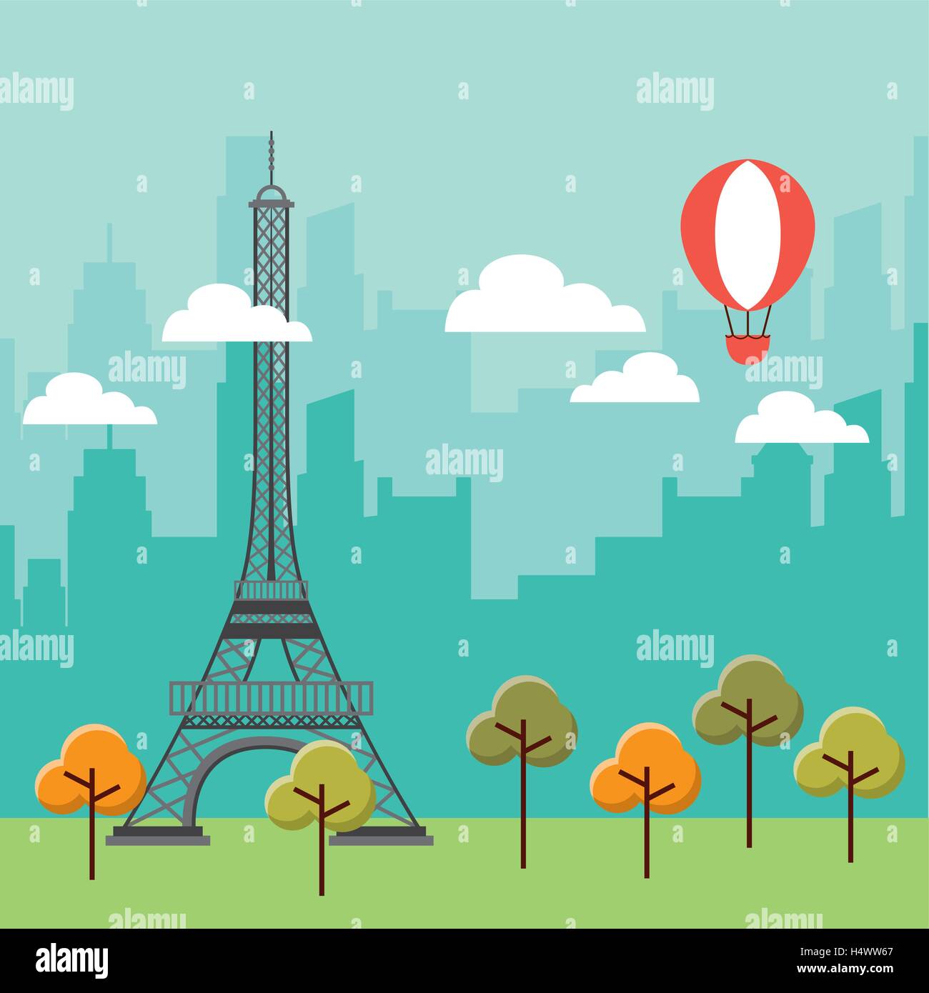 tower eiffel french culture Stock Vector Image & Art - Alamy