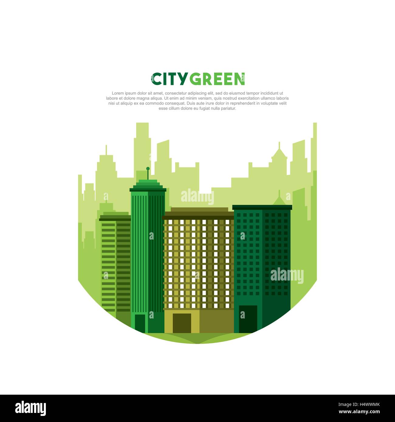 city green ecology cityscape Stock Vector Image & Art - Alamy