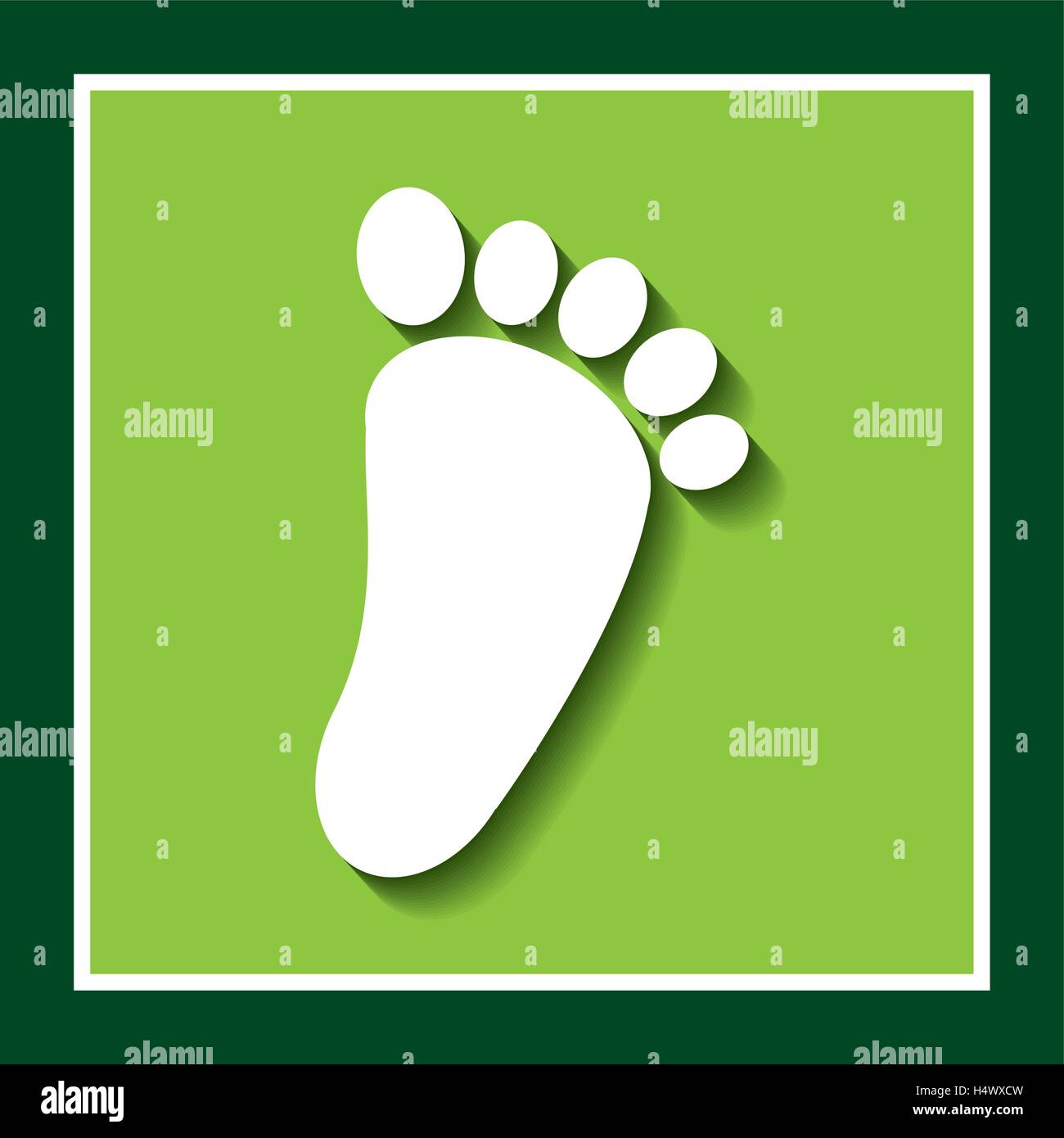 Ecological Footprints Stock Vector Images - Alamy