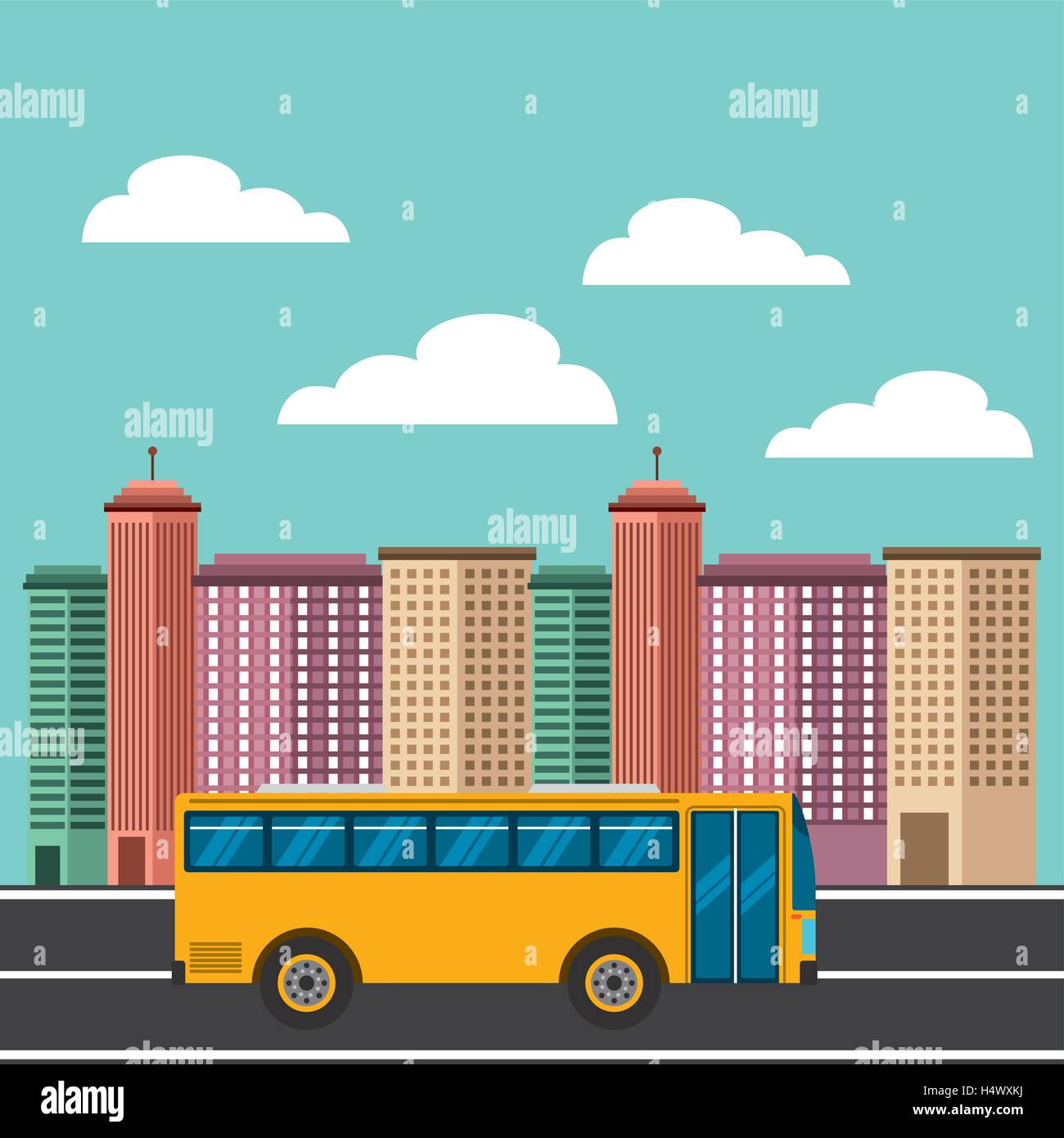 cityscape buildings skyline background Stock Vector Image & Art - Alamy