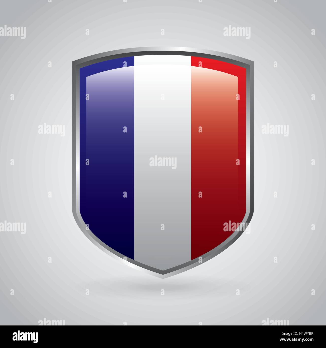 france emblem with french flag colors Stock Vector Image & Art - Alamy