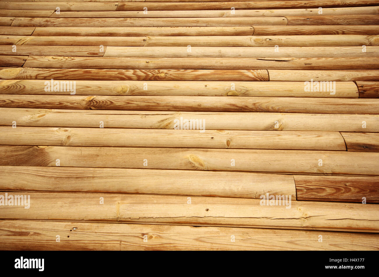 Rustic Log Cabin Wall Stock Photo - Alamy