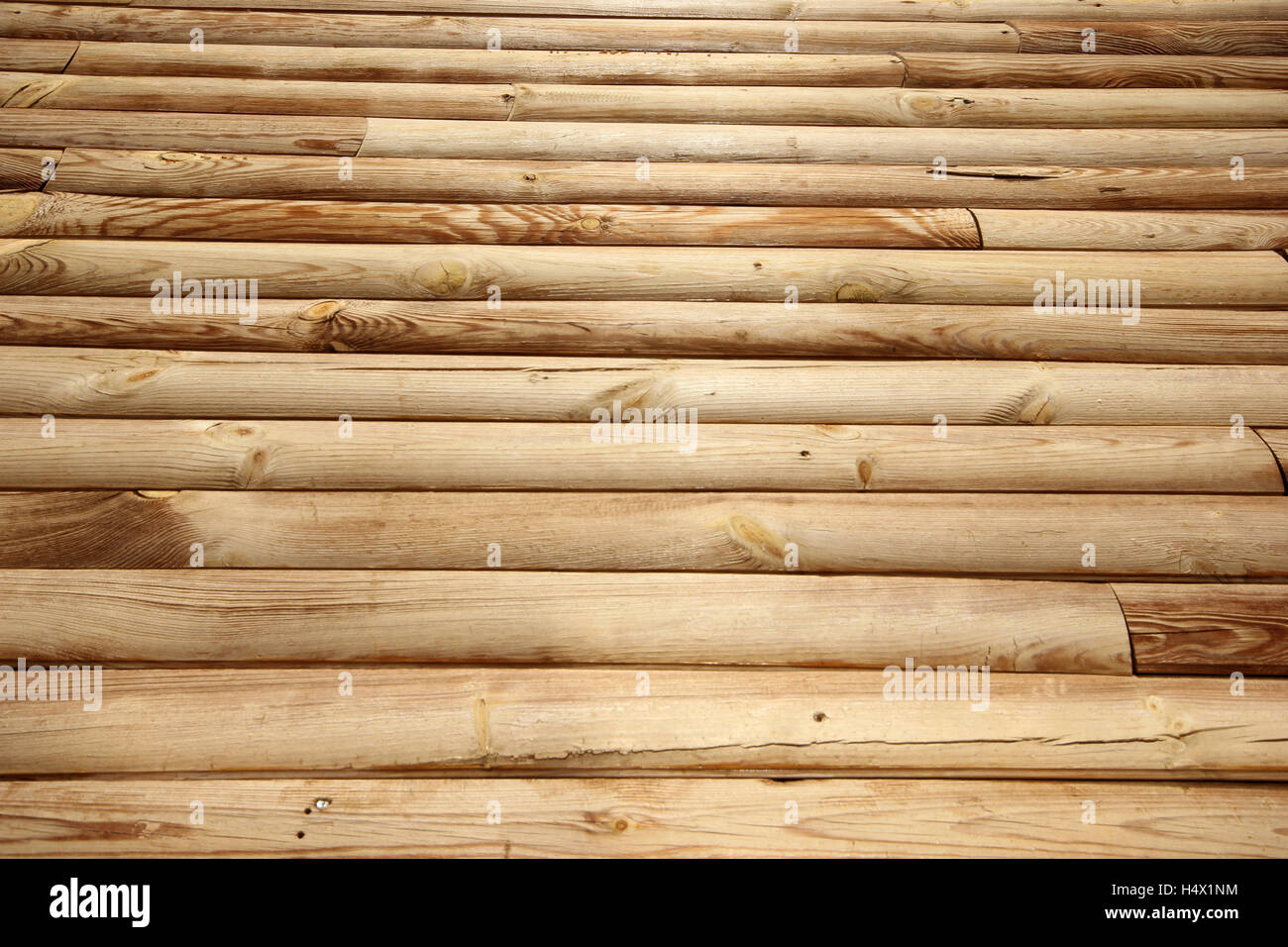 Rustic Log Cabin Wall Stock Photo - Alamy
