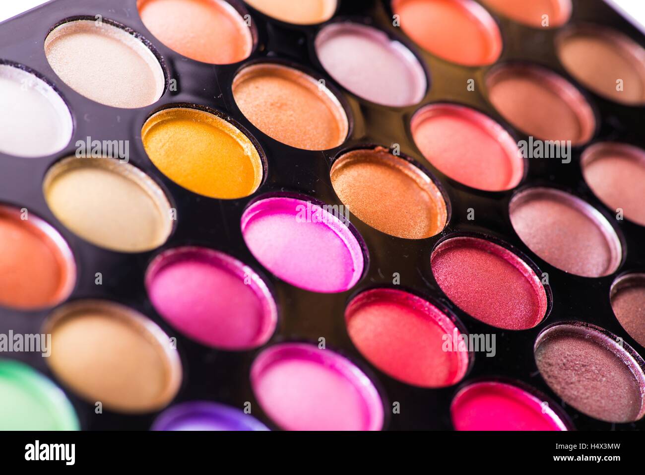 Artist palette isolated on white Stock Photo - Alamy