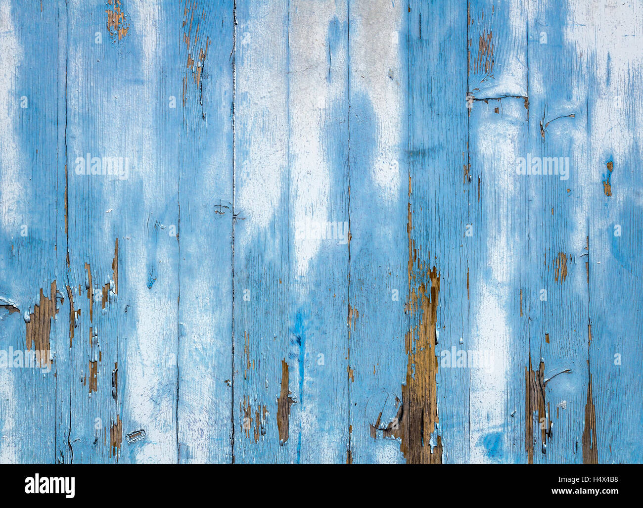 Light blue old wood planks background Stock Photo - Alamy