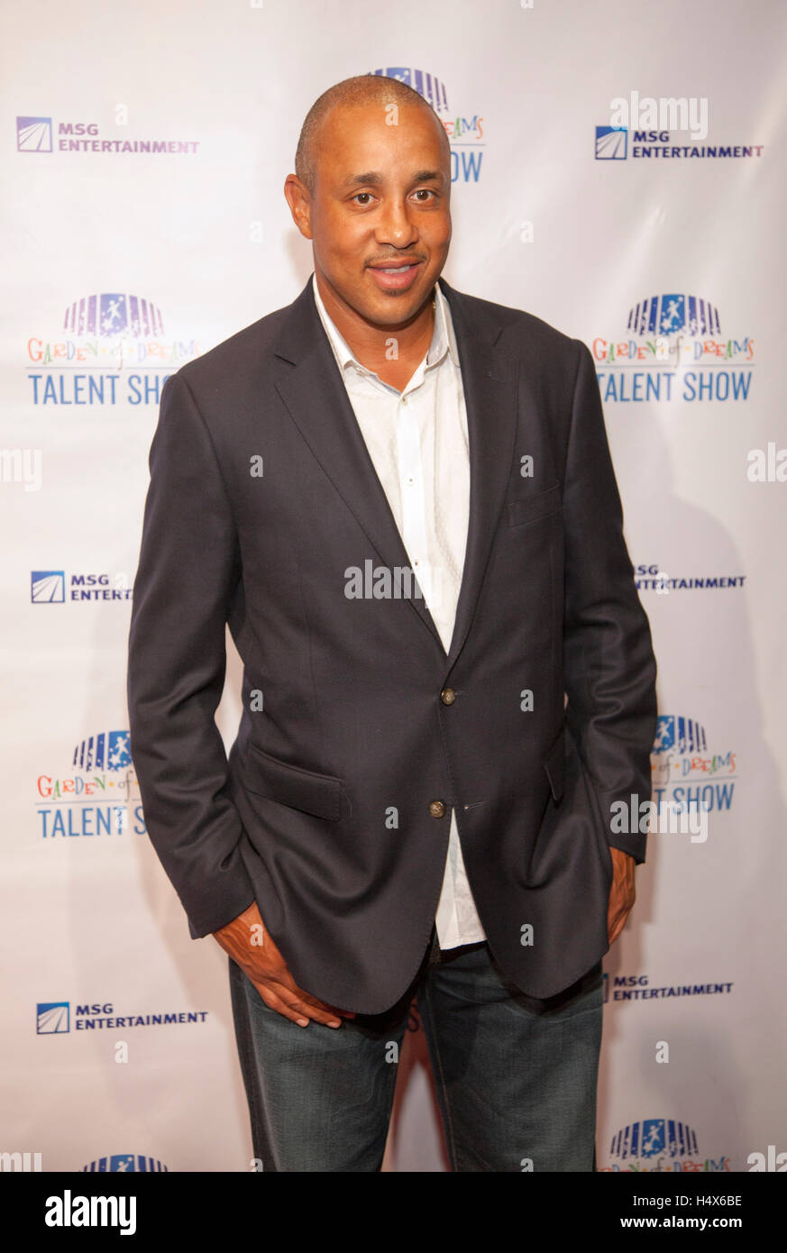 John Starks attends the Garden of Dreams Foundation Annual Talent Show ...