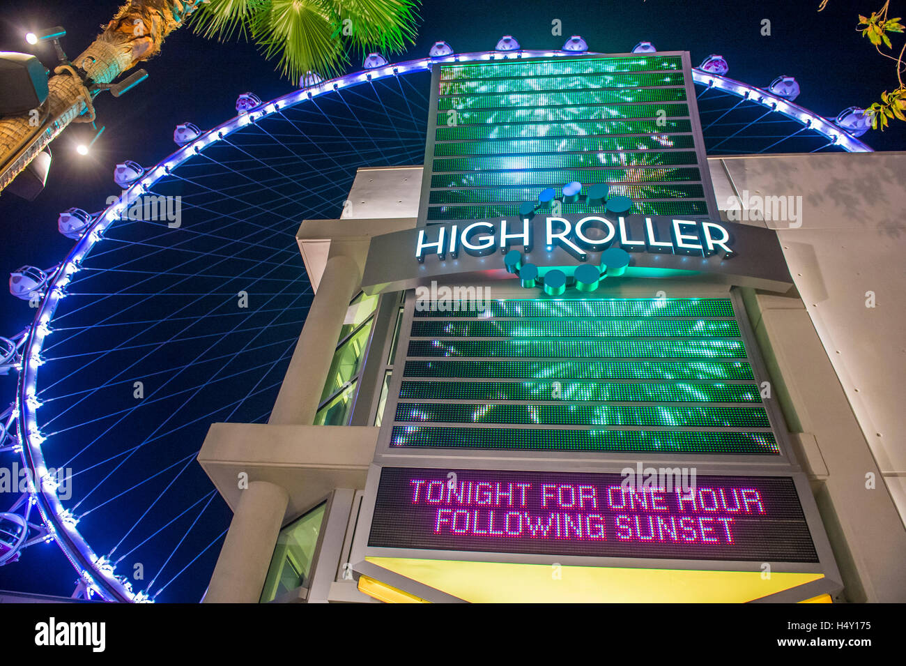 The Linq Sign in Las Vegas Stock Photo - Alamy