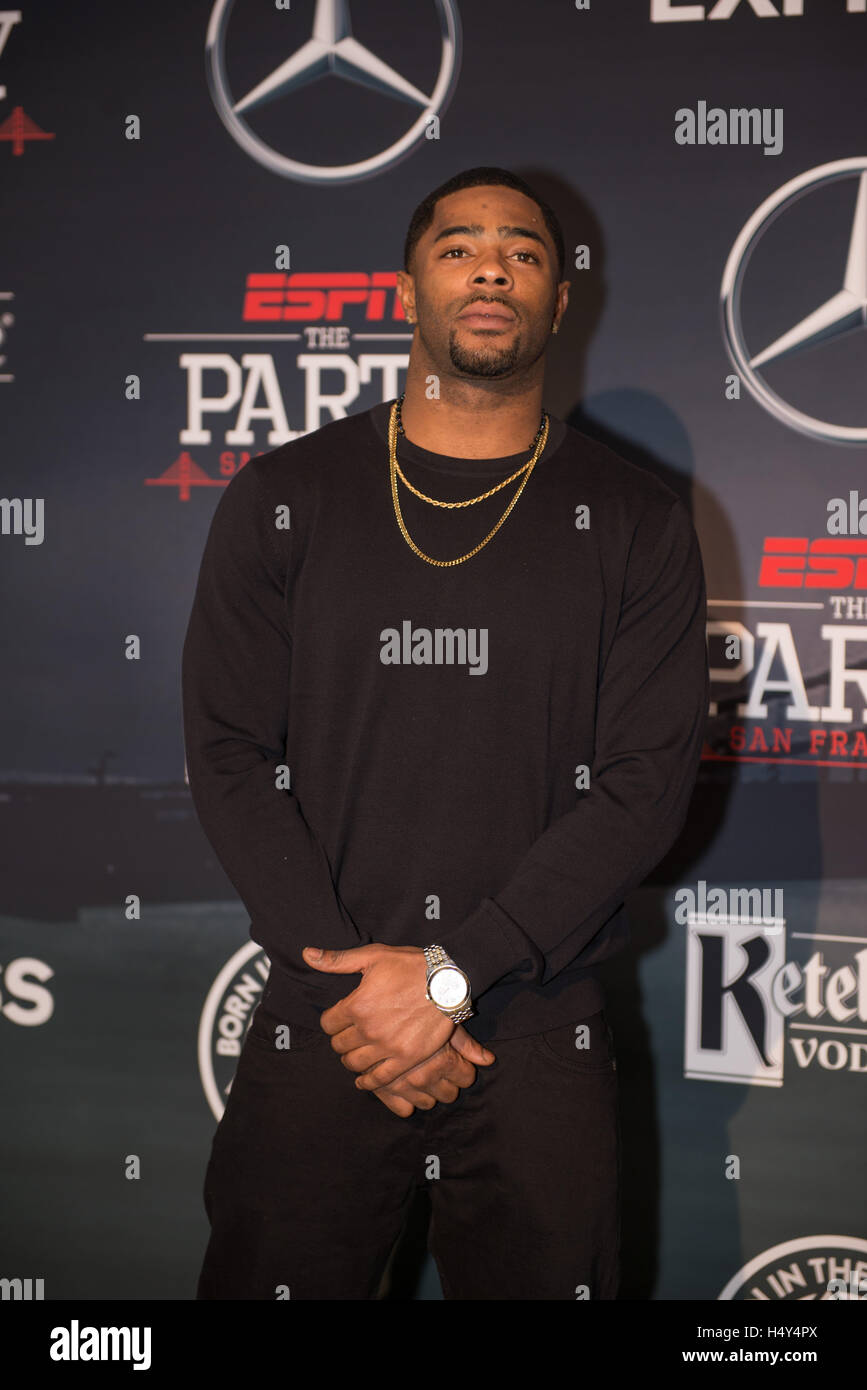 Malcom Butler arrives at ESPN The Party at Fort Mason on February 5th ...