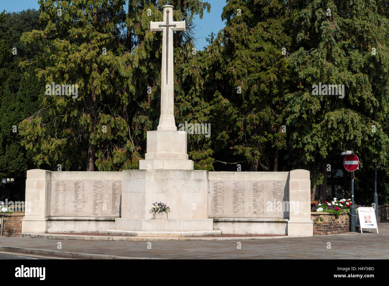 War memorial at Ware, Hertfordshire Stock Photo - Alamy