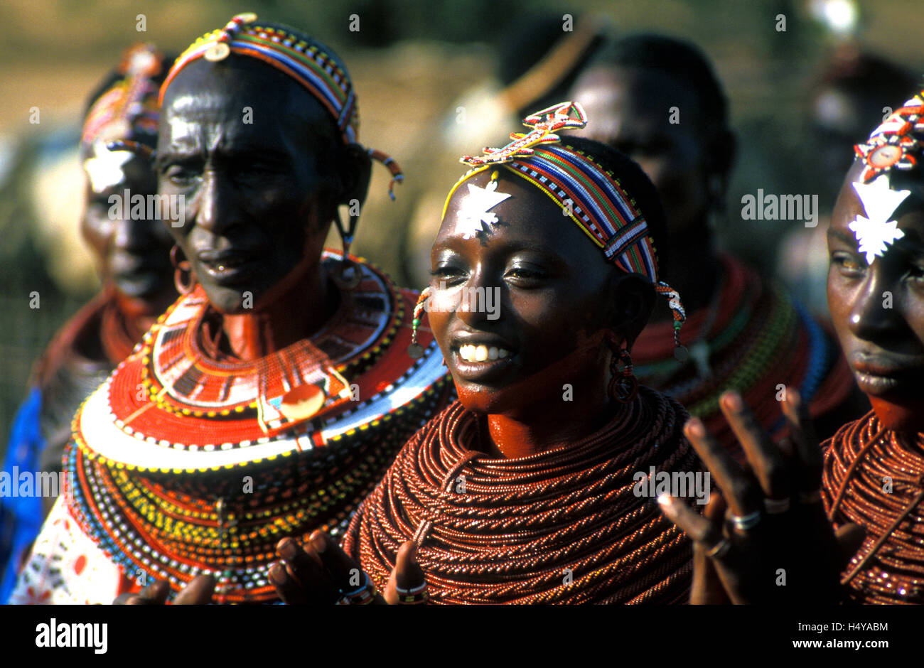 women at samburu wedding, kenya Stock Photo - Alamy