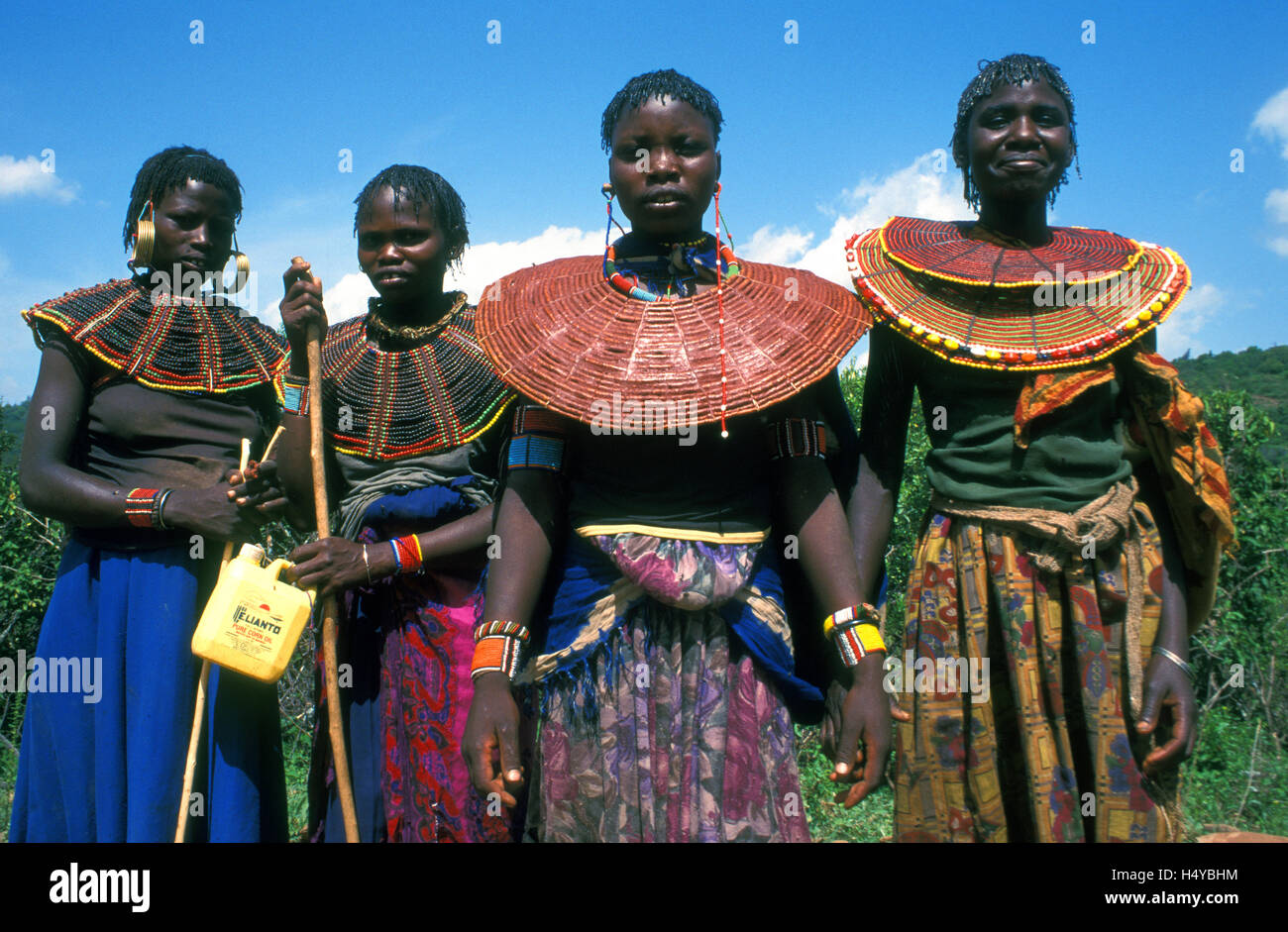 pokot girls, kenya Stock Photo - Alamy