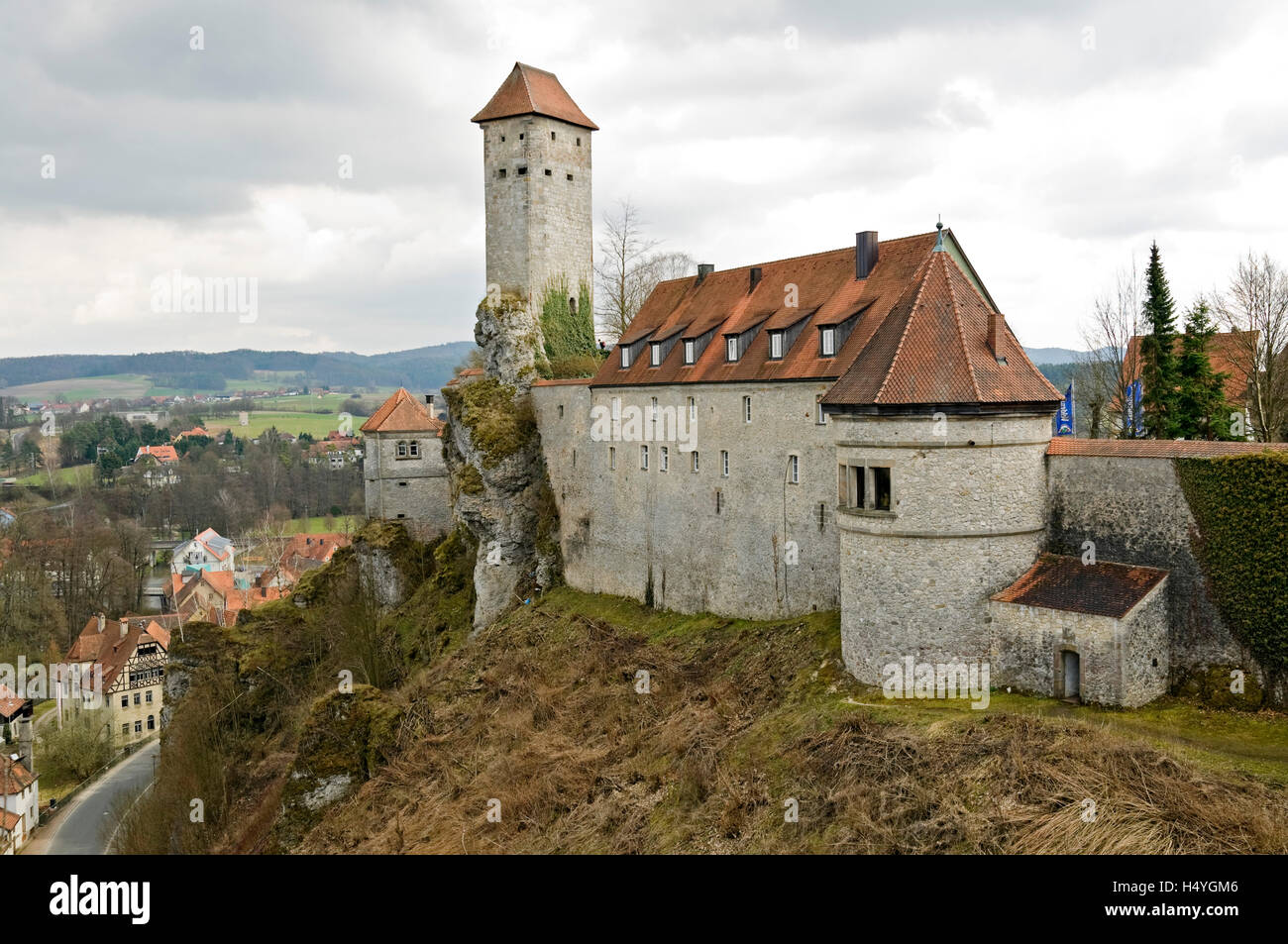 Veldenstein Castle, Neuhaus an der Pegnitz, Middle Franconia, Bavaria ...
