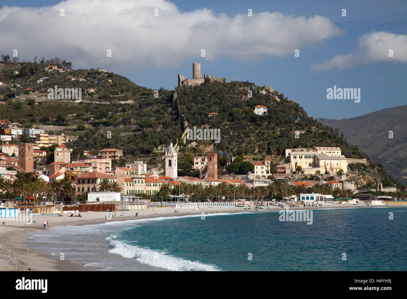Town of Noli, Italian Riviera, Liguria, Italy, Europe Stock Photo - Alamy