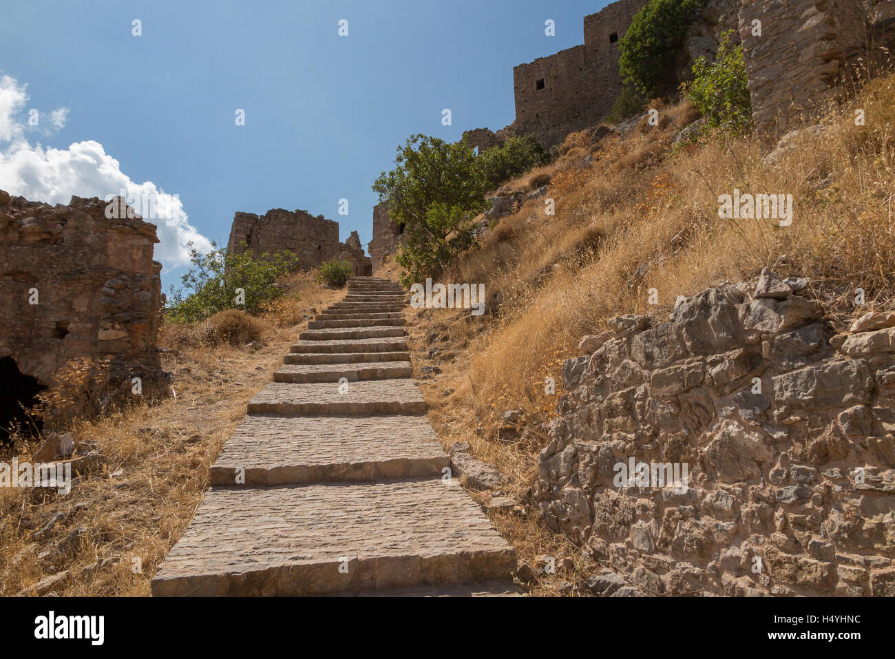 Anavatos village chios island greece hi-res stock photography and ...