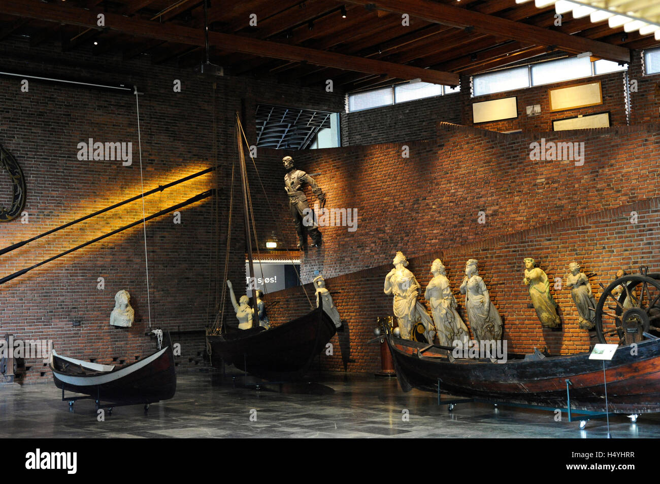 Norway. Oslo. Norwegian Maritime Museum. Inside Stock Photo - Alamy