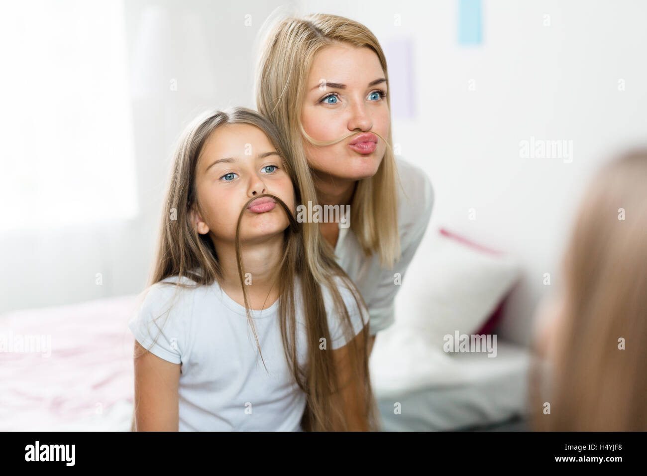 Child imitating parent hi-res stock photography and images - Alamy