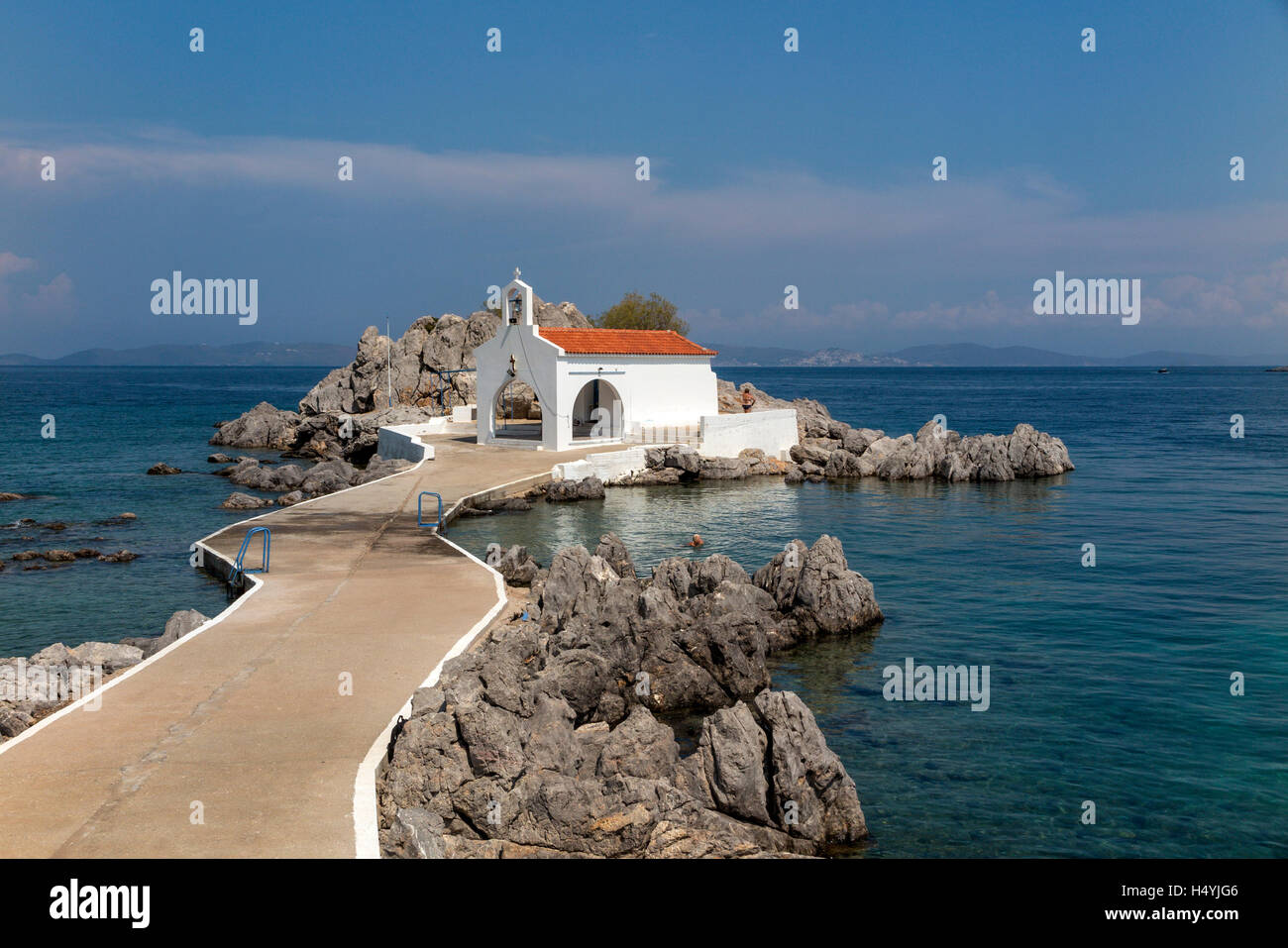 Agios Isidoros church Chios Island Greece Stock Photo - Alamy