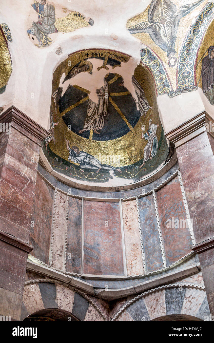 Interior of Nea Moni Monastery Chios Island Greece Stock Photo - Alamy