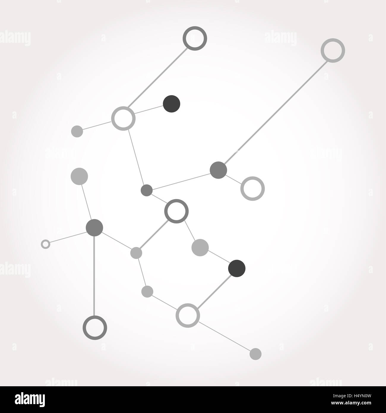 Social Network Graphic Concept. Abstract Background with Dots Array and Lines. Geometric Modern ...