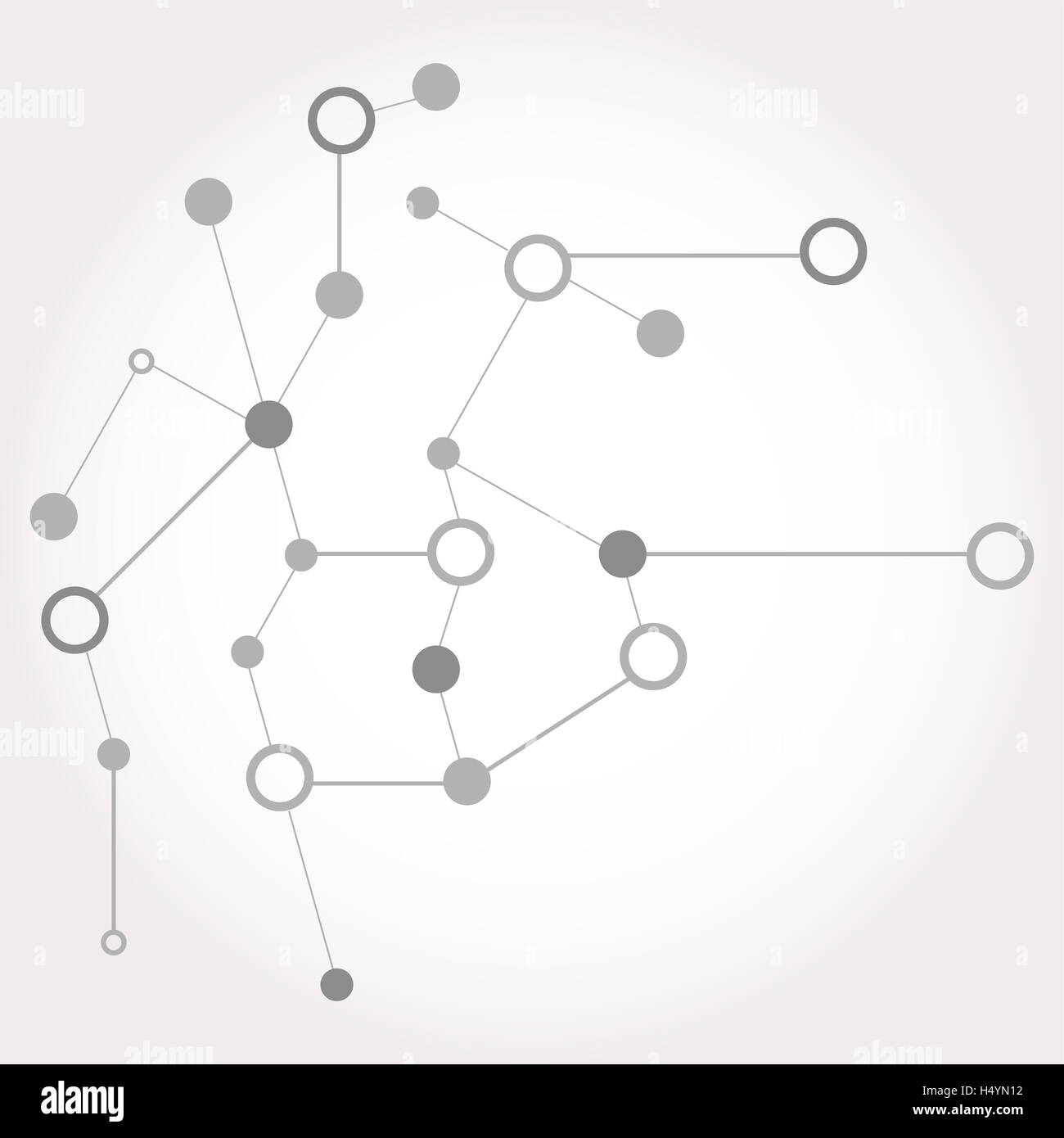 Social Network Graphic Concept. Abstract Background with Dots Array and Lines. Geometric Modern ...