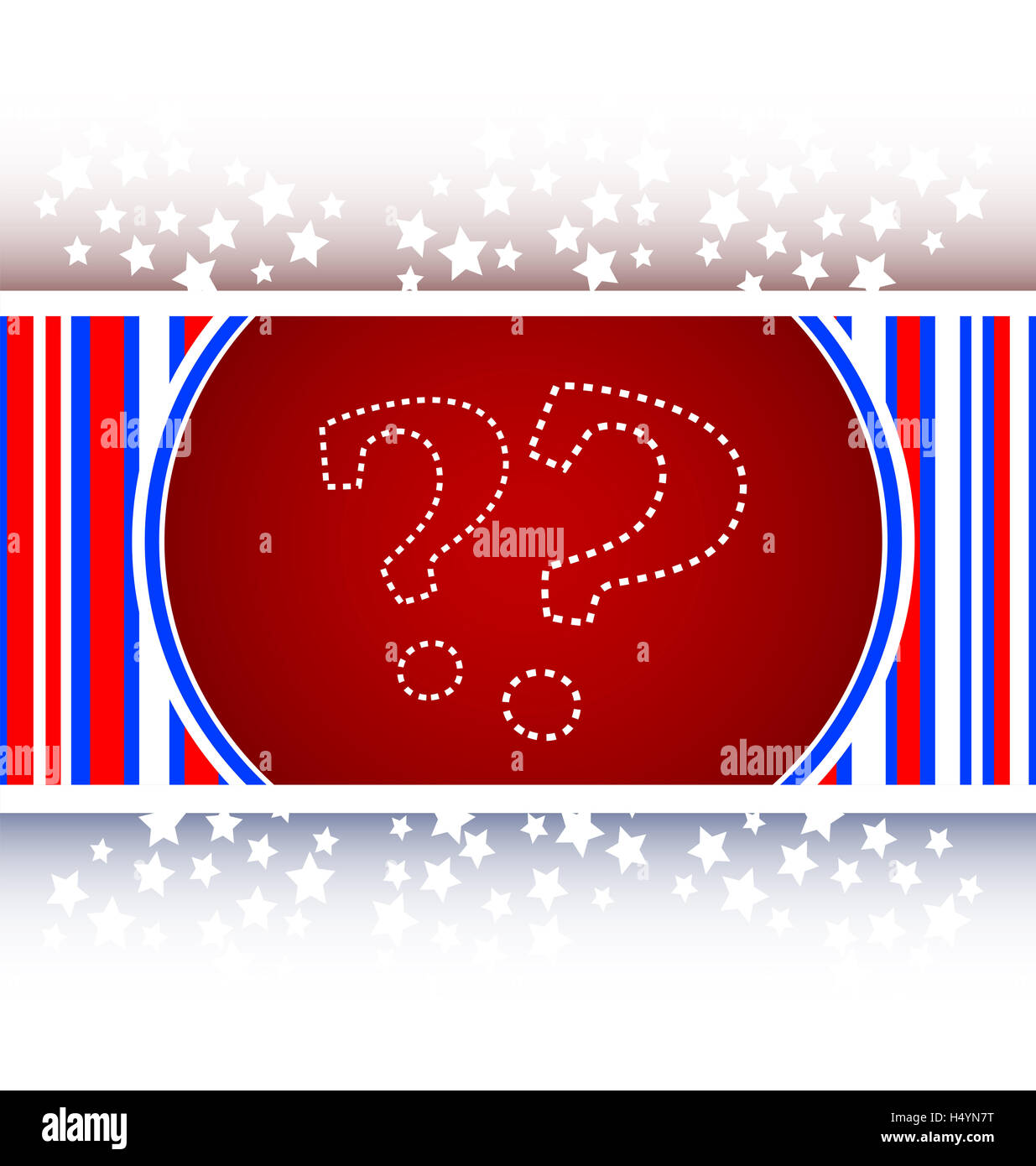 Stylish web button with question mark Stock Photo - Alamy