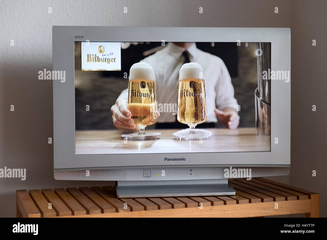 Bitburger beer TV advert Germany Stock Photo - Alamy