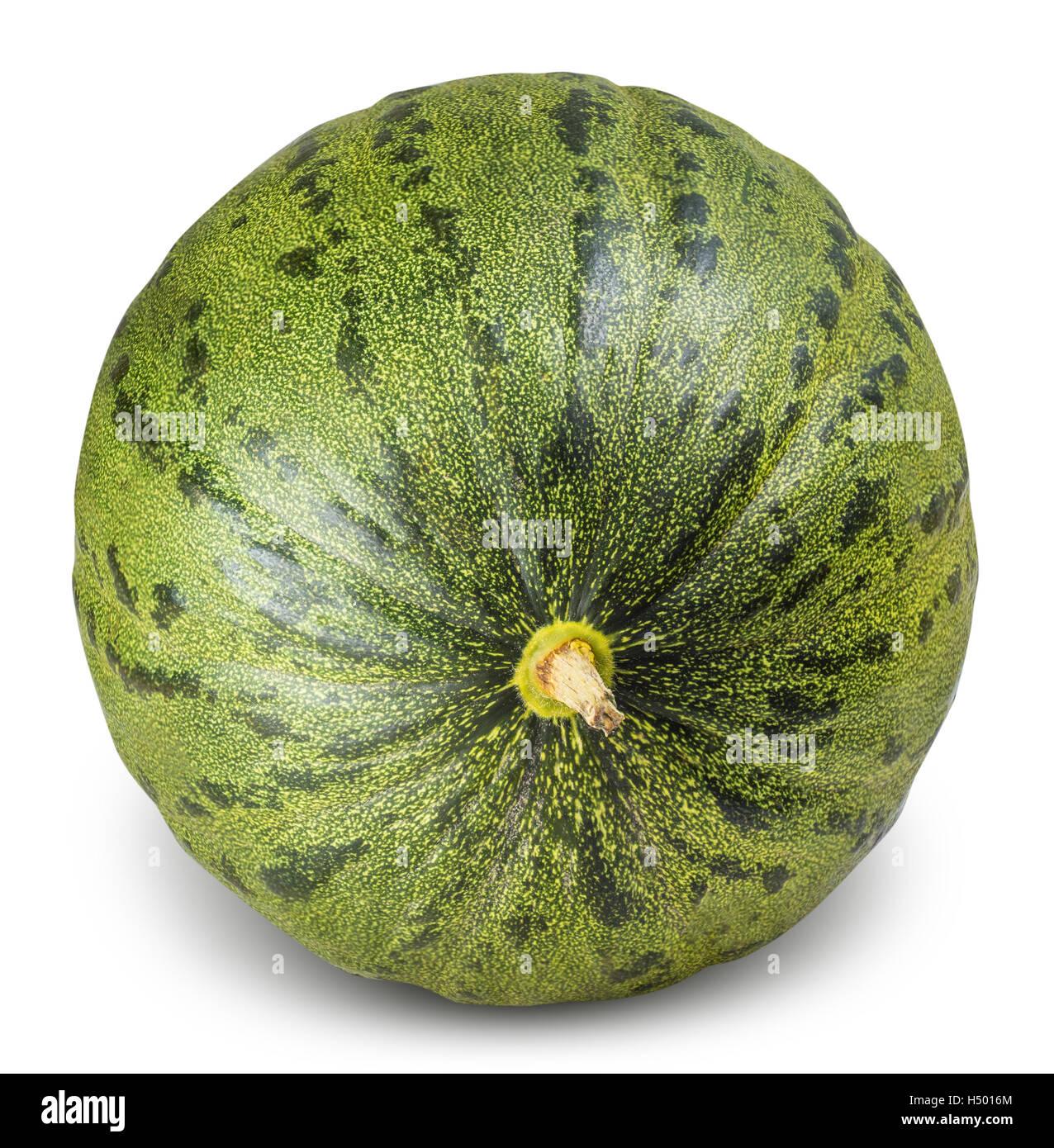 Green melon isolated on white background with clipping path Stock Photo ...