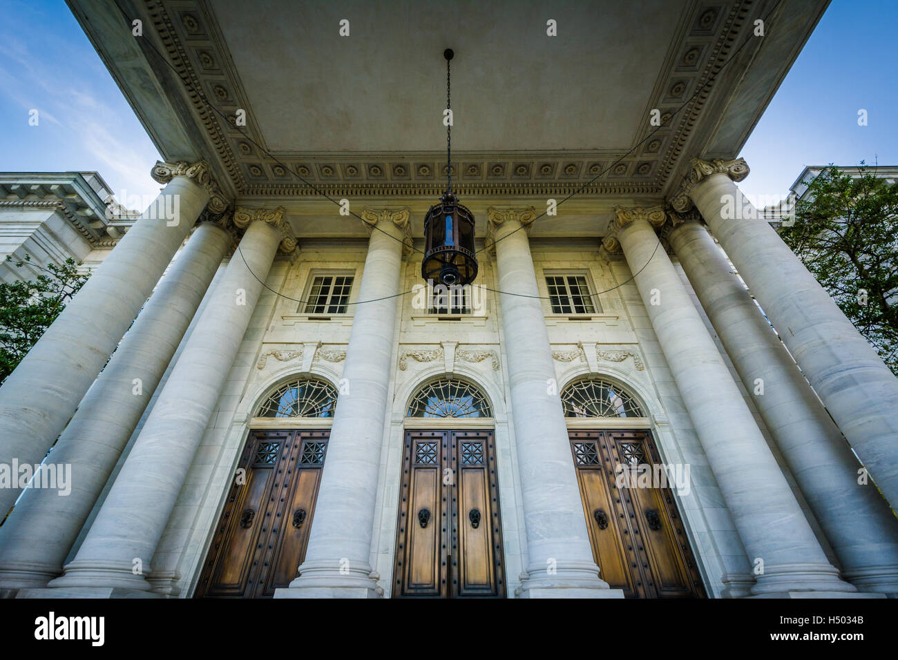 The exterior of the DAR Constitution Hall, in Washington, DC Stock ...