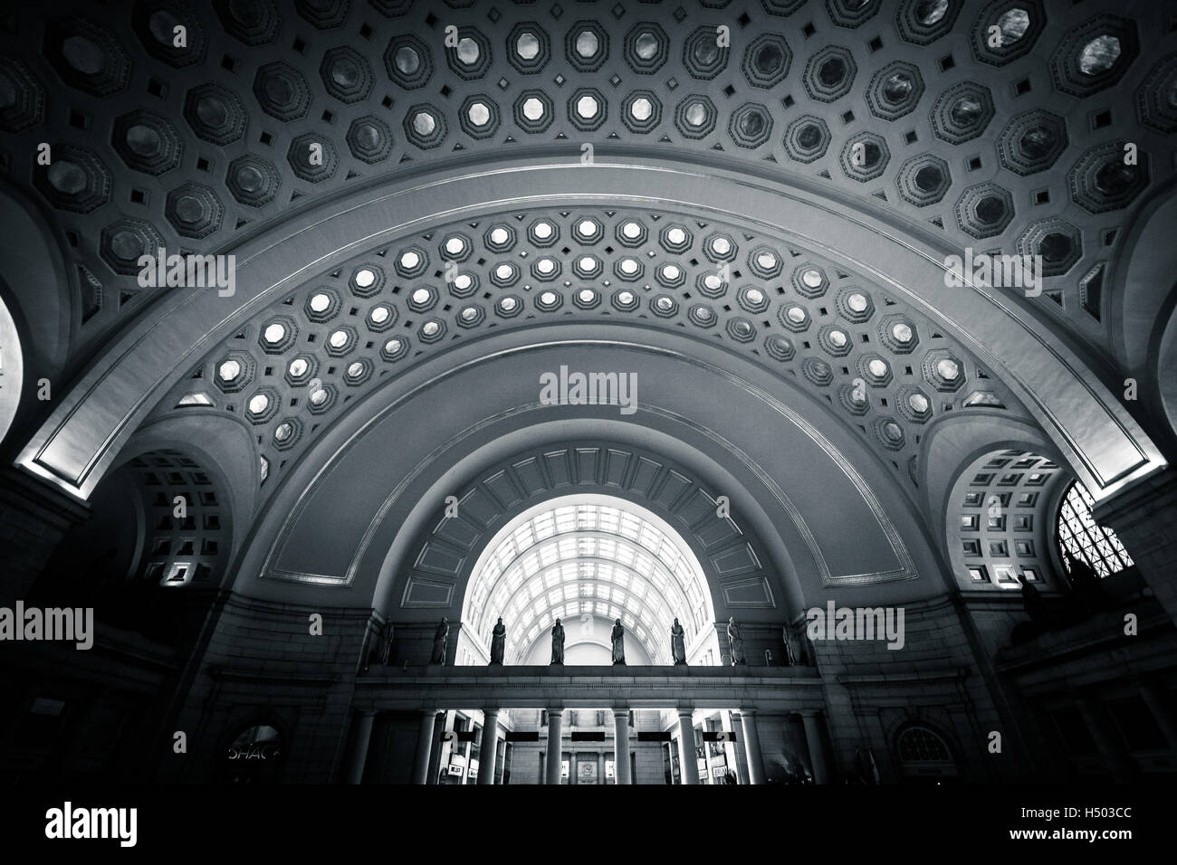 The interior of Union Station in Washington, DC Stock Photo - Alamy