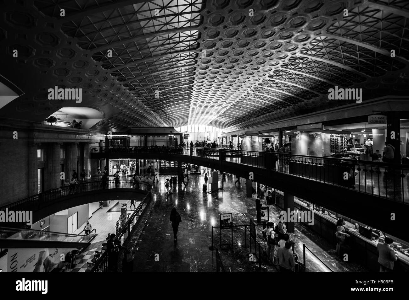 The interior of Union Station in Washington, DC Stock Photo - Alamy