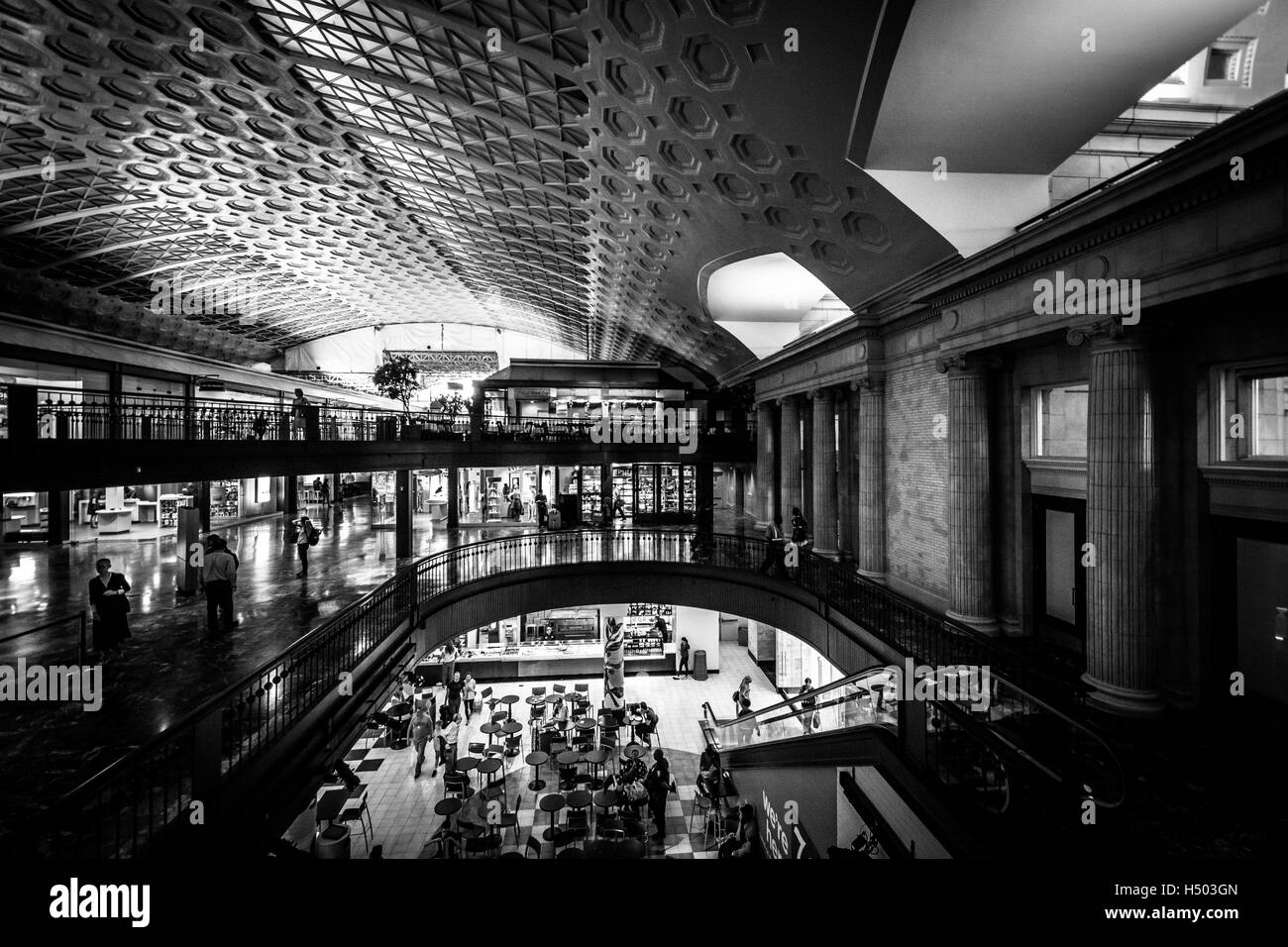 The interior of Union Station in Washington, DC Stock Photo - Alamy