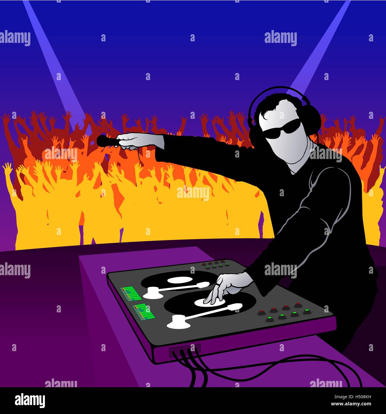 Dance playing Stock Vector Images - Alamy