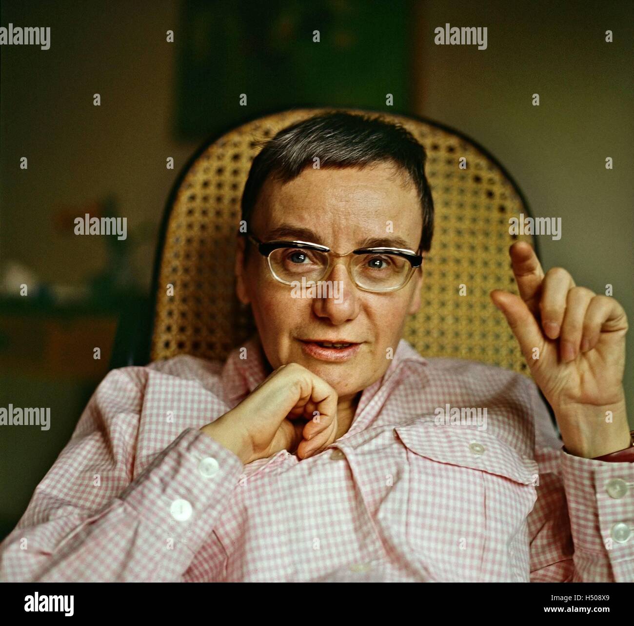 Christa Reinig, 1973 Stock Photo - Alamy