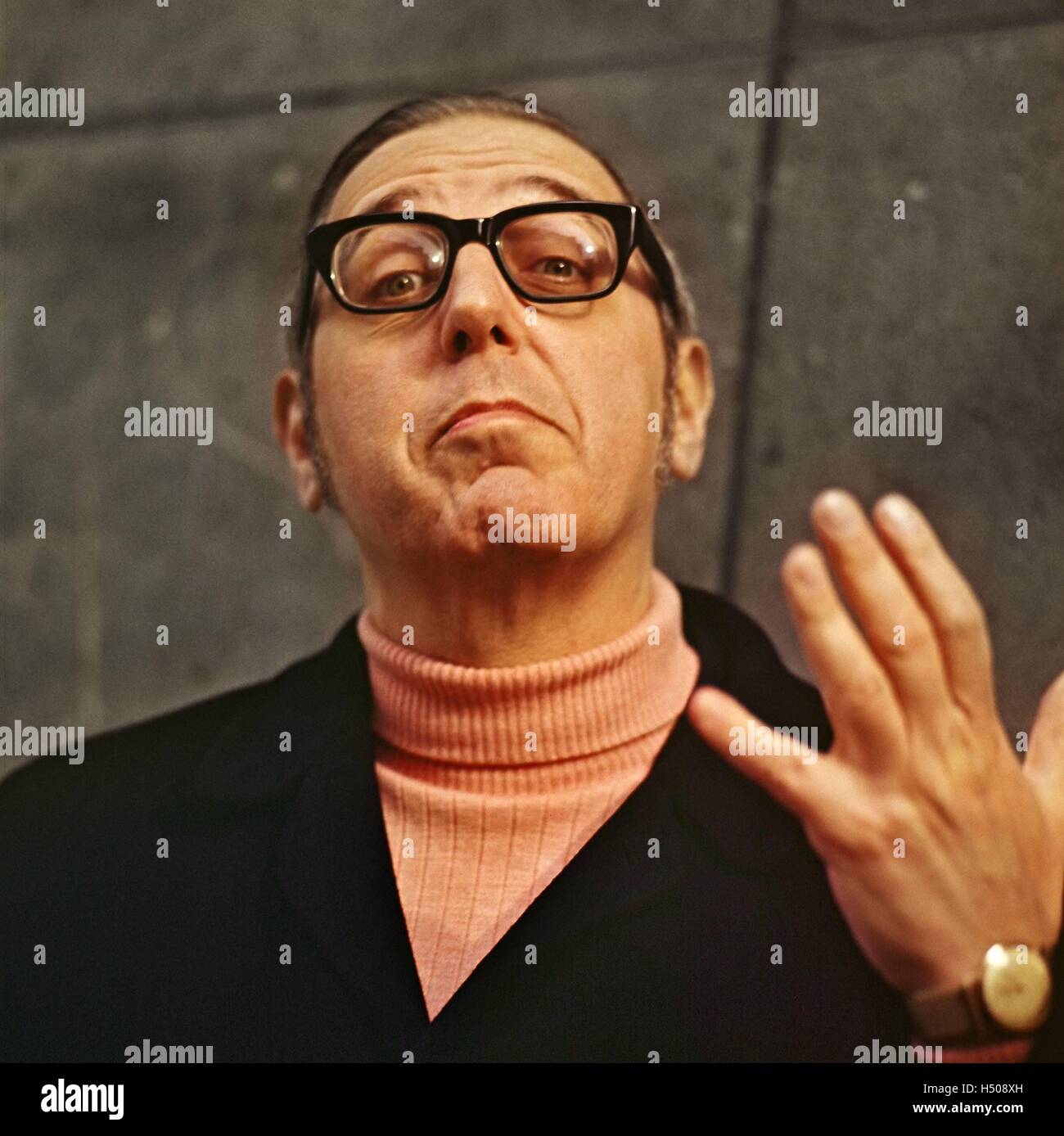 Georg Kreisler, 1974 Stock Photo - Alamy