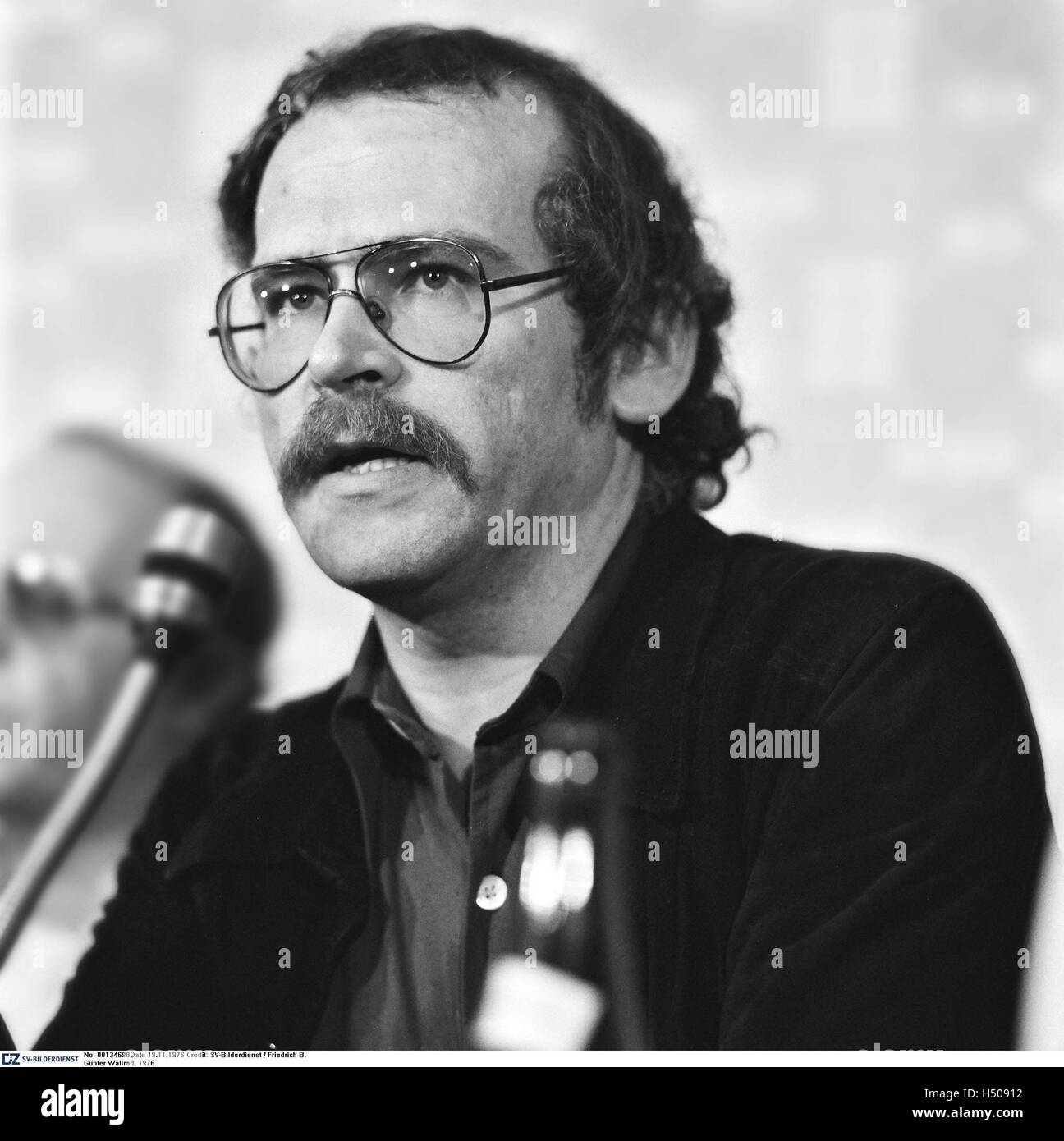 Guenter Wallraff, 1976 Stock Photo - Alamy