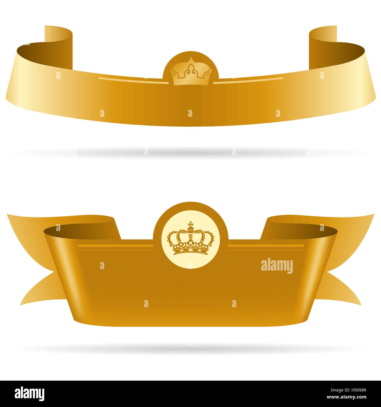 Royal Ribbon Banners Stock Vector Image & Art - Alamy