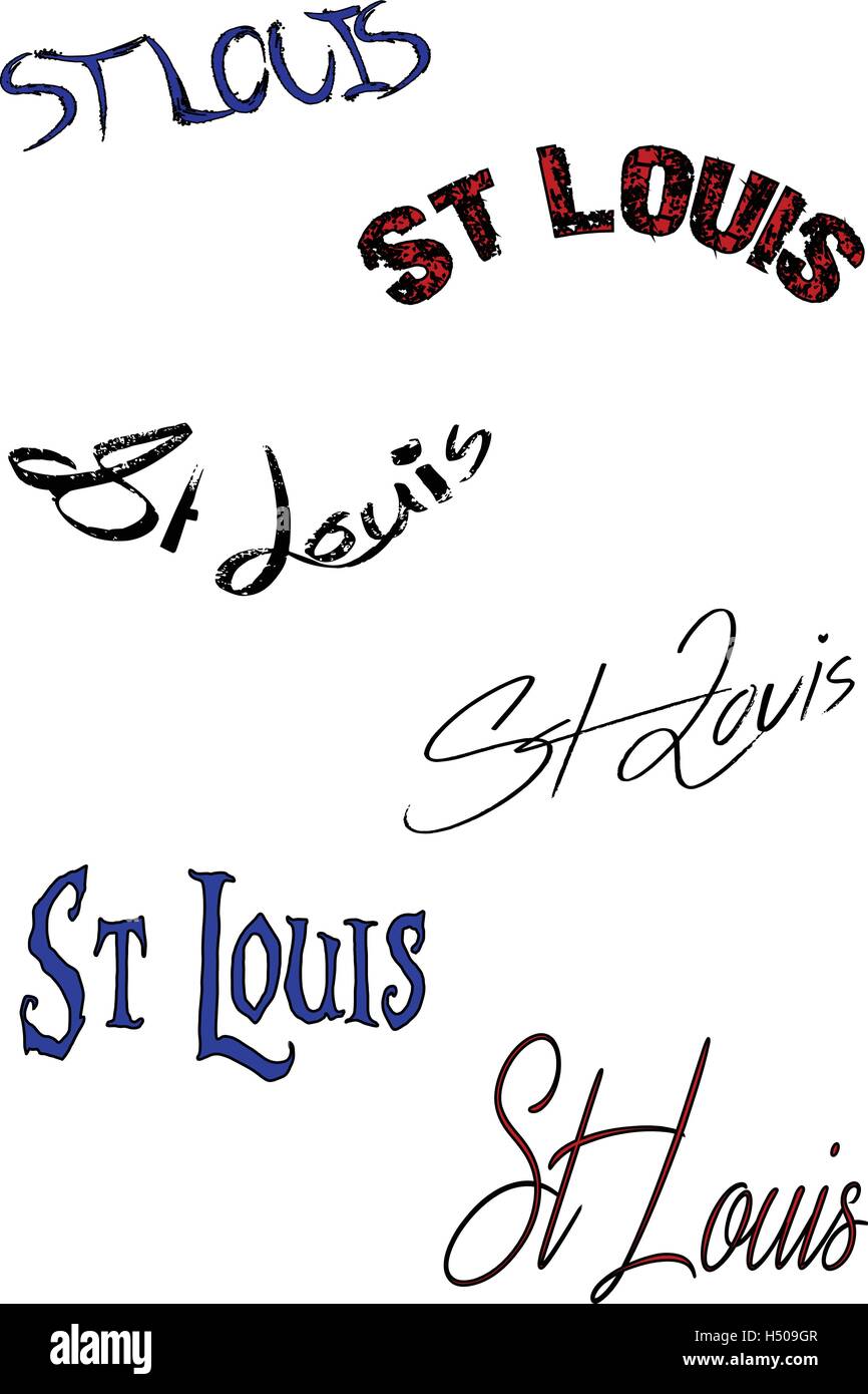 St louis missouri history Stock Vector Images - Alamy