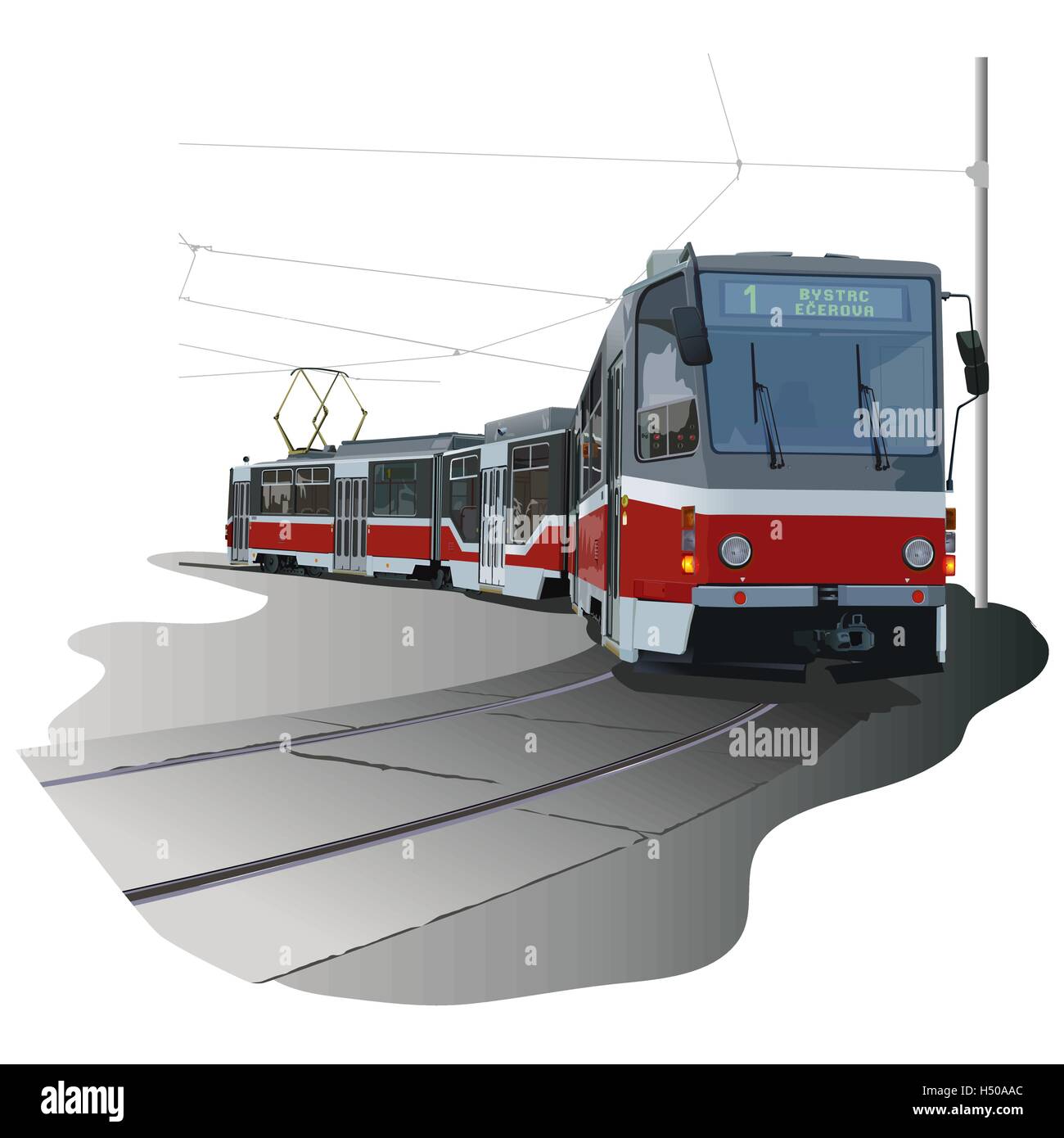 Railroad way Cut Out Stock Images & Pictures - Alamy