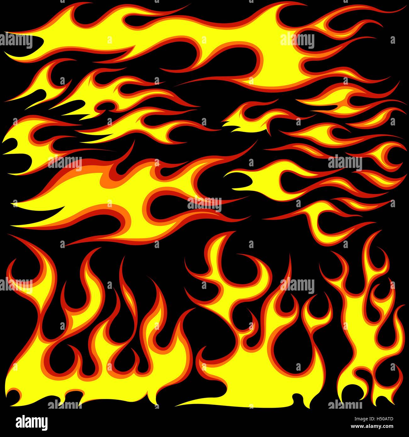 Flame cut out Stock Vector Images - Alamy