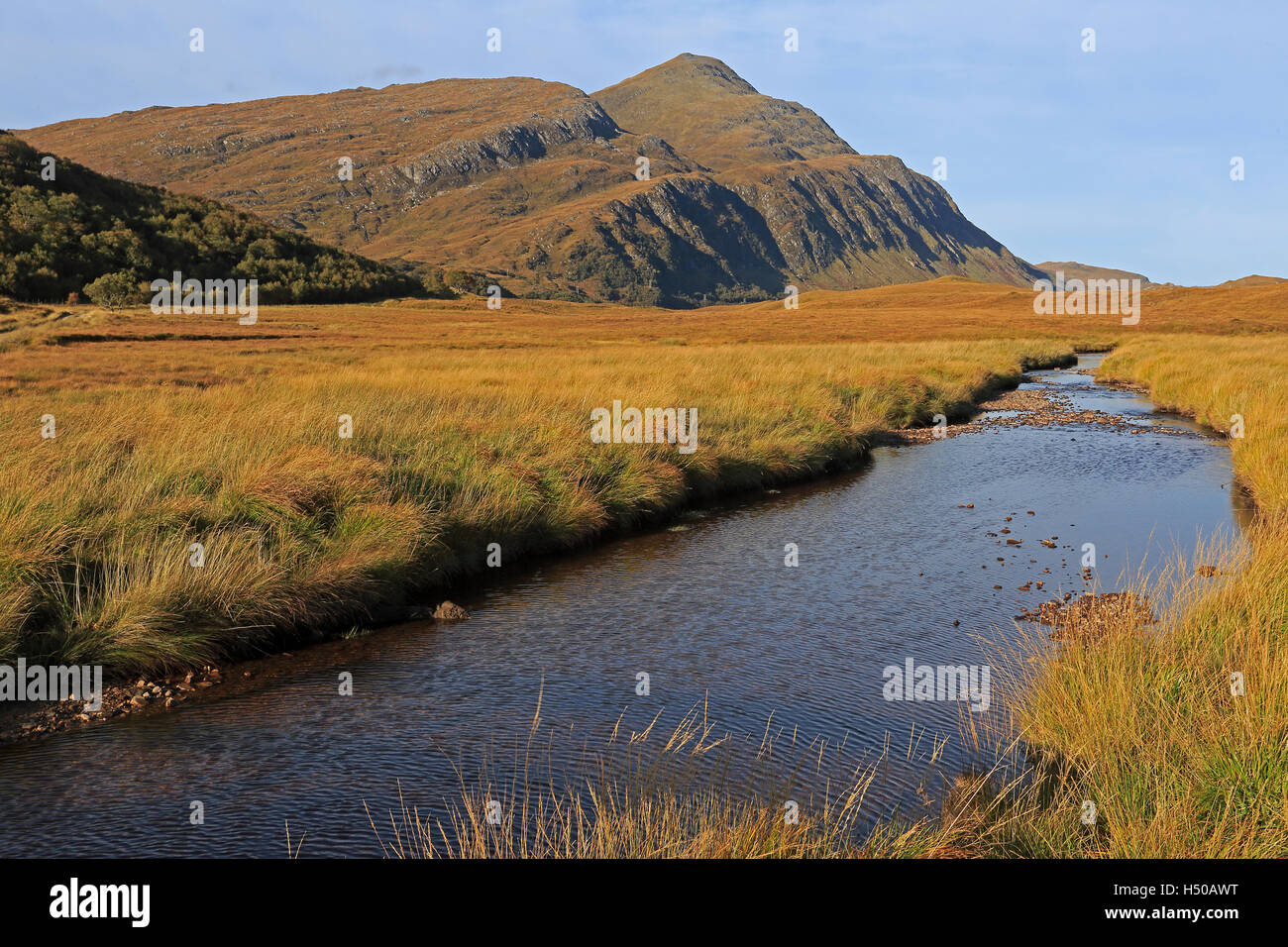 View of Ben Stack Sutherland Stock Photo - Alamy