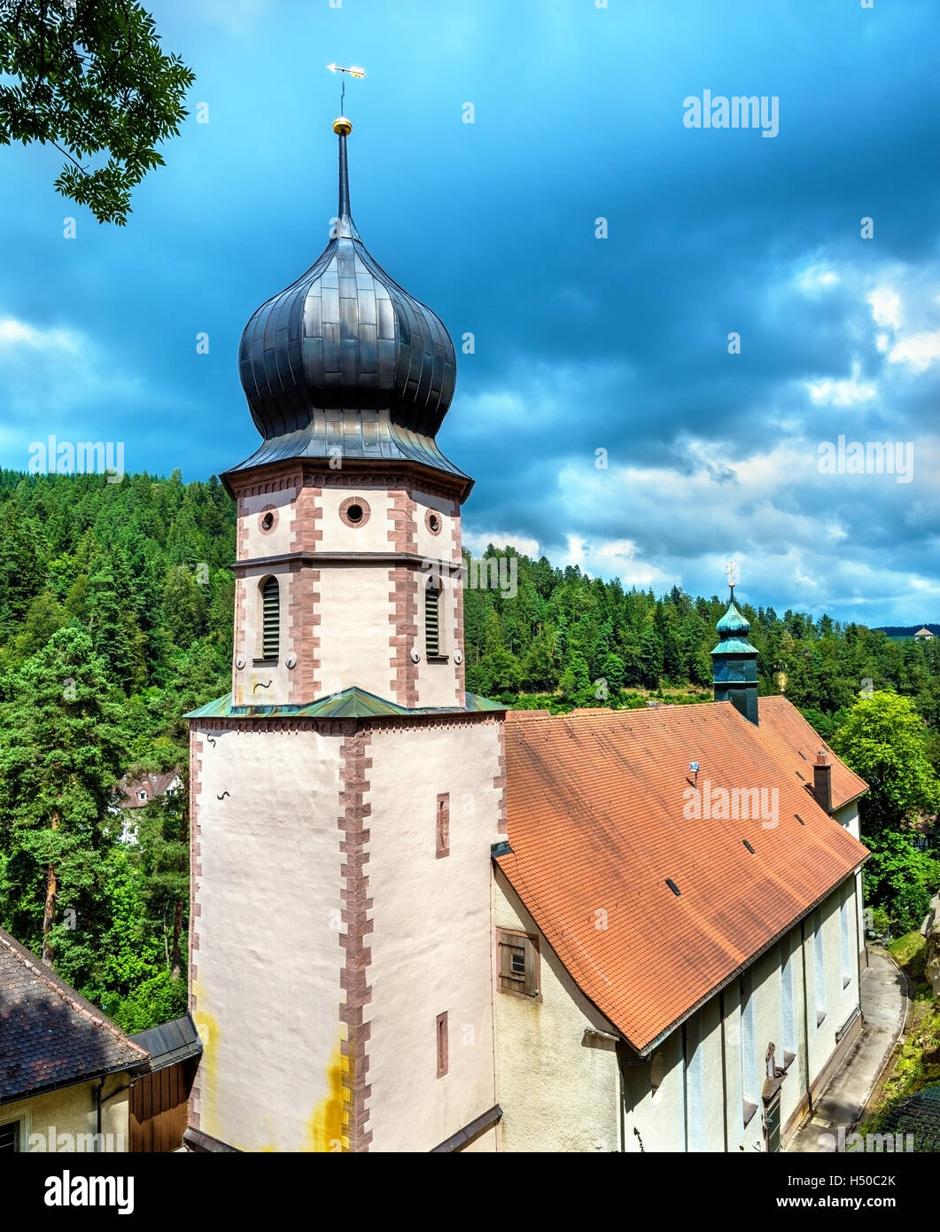 Maria in der Tanne church near Triberg im Schwarzwald in the Black ...