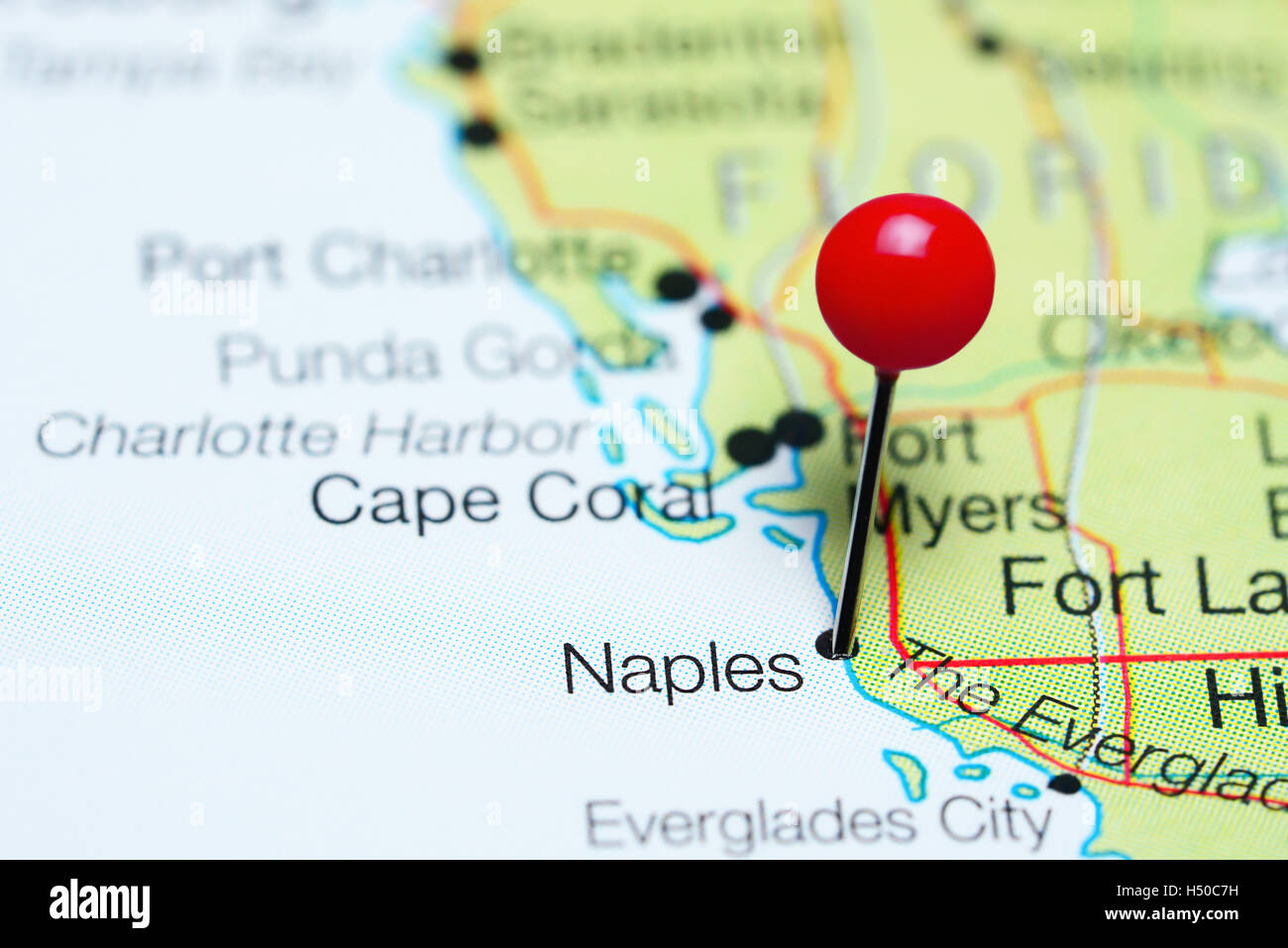 Naples Florida Map High Resolution Stock Photography and Images - Alamy