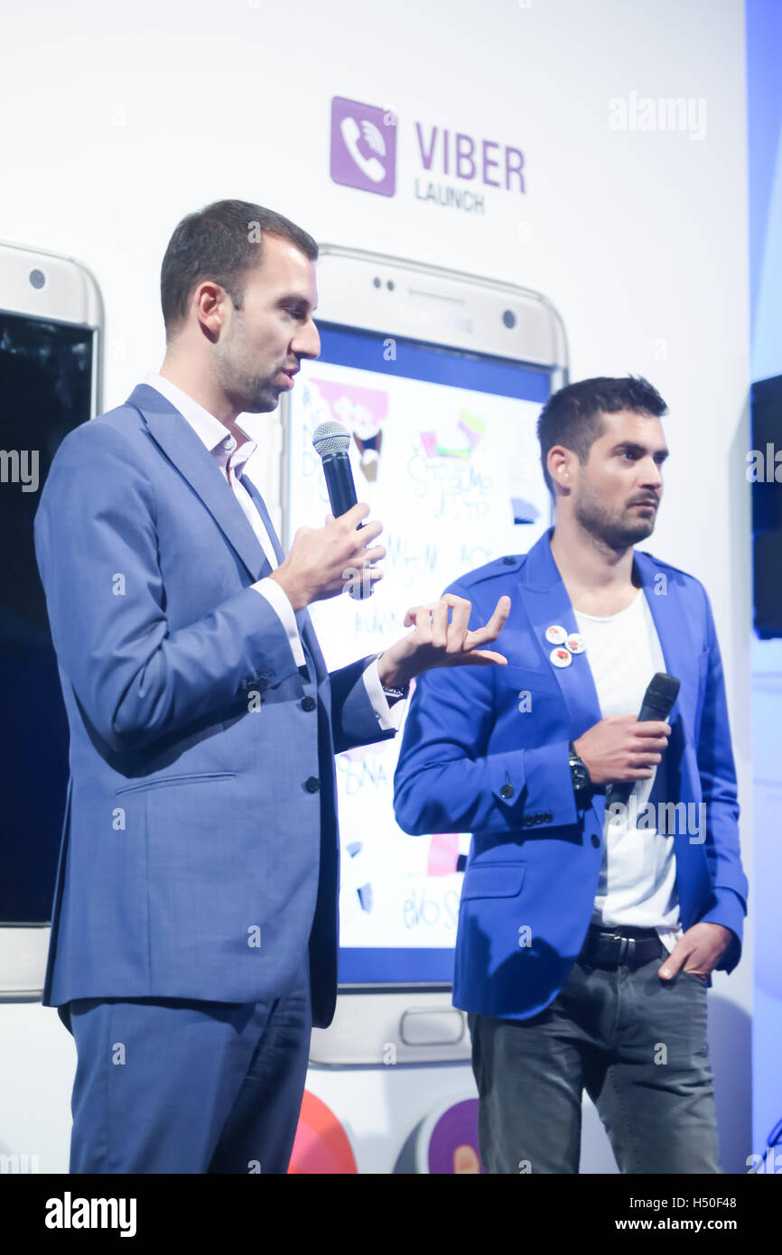 Vinko Filipic,director and founder of Fashion.hr and Atanas Raykov,CEO ...