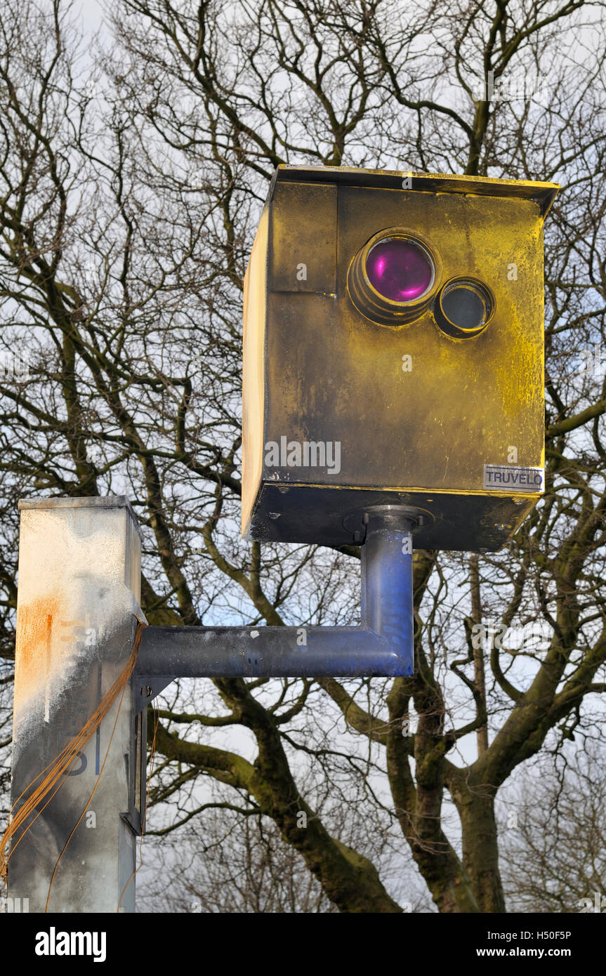 Burned Speed Camera Stock Photo - Alamy
