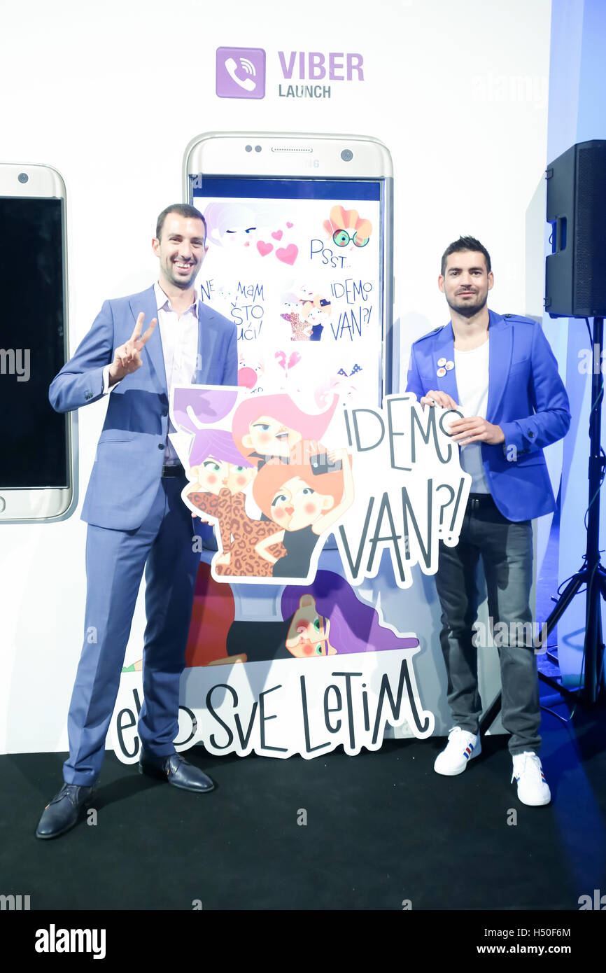 Vinko Filipic,director and founder of Fashion.hr and Atanas Raykov,CEO ...