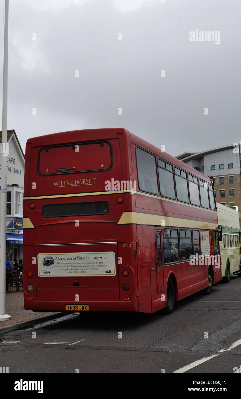 Hants & Dorset (now More Bus) celebrates its 100th anniversary on Poole ...