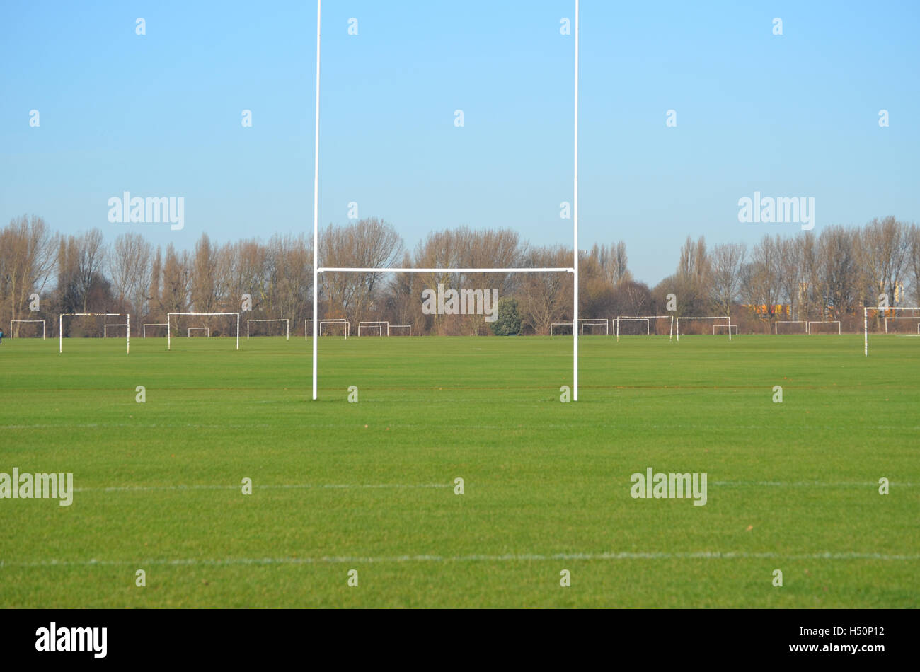Hackney Marshes Pitches Stock Photo - Alamy