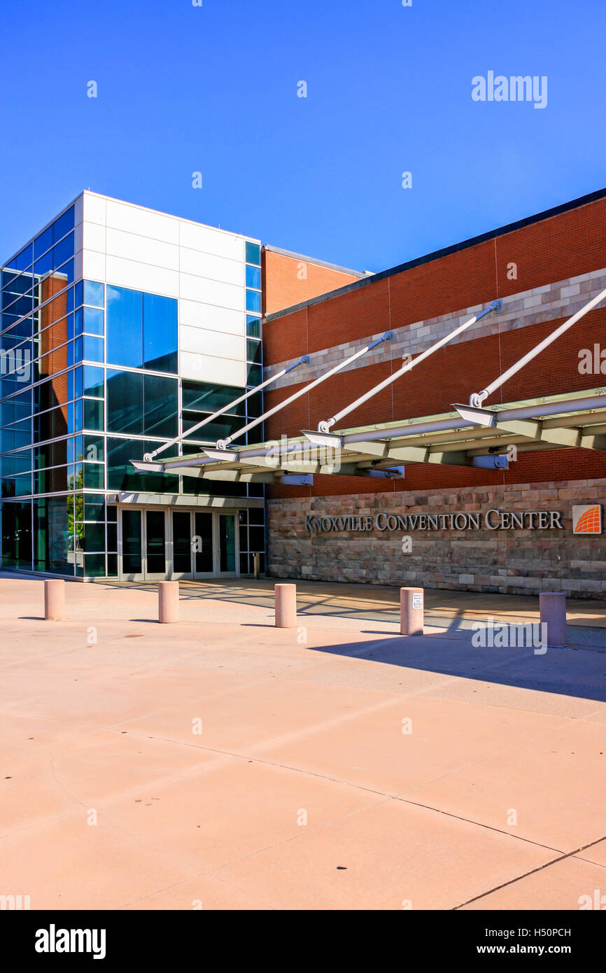 The Knoxville Convention Center in the World's Fair Park, Tennessee ...